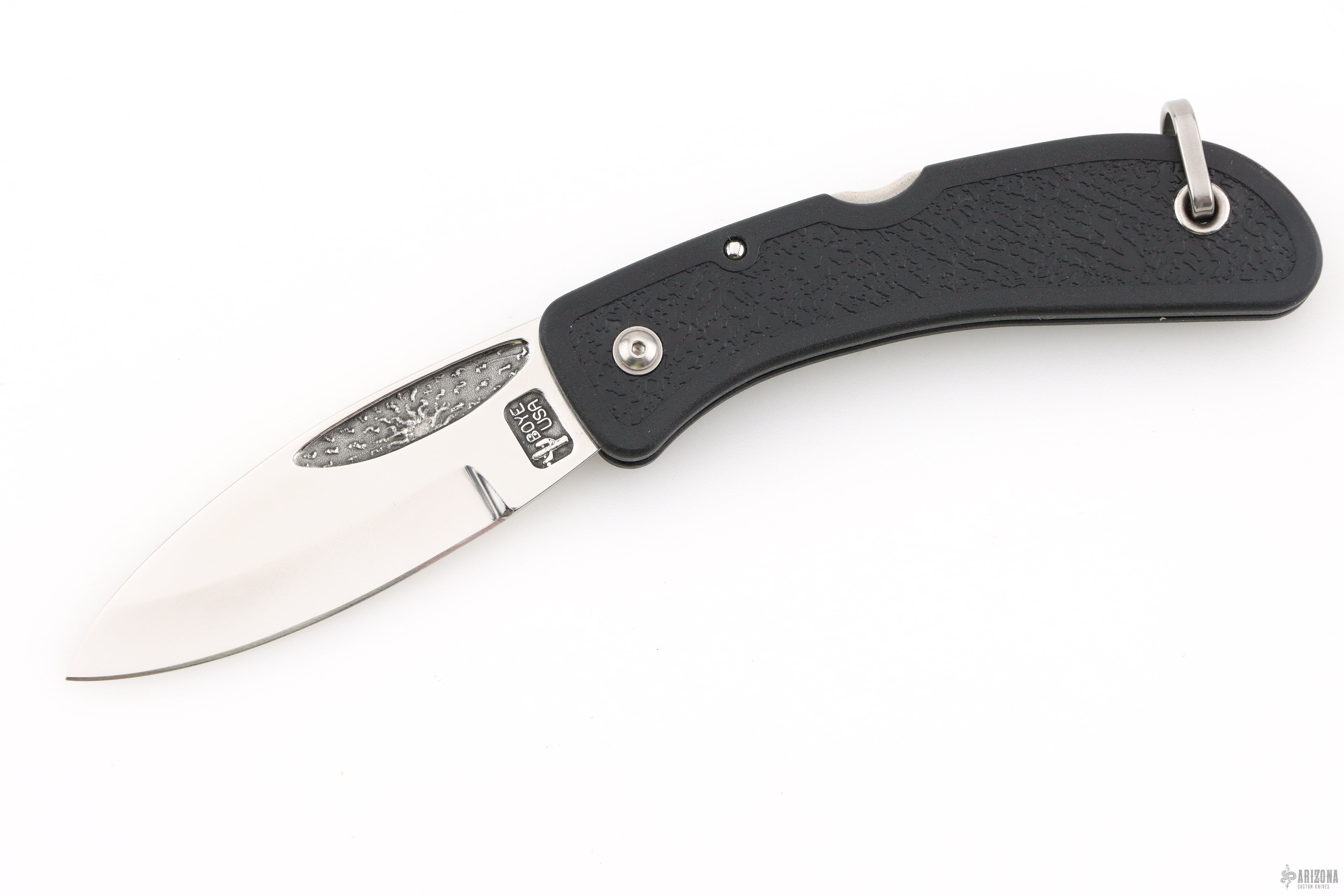 BDS Carbide Crystal Lockback - Etched - Arizona Custom Knives