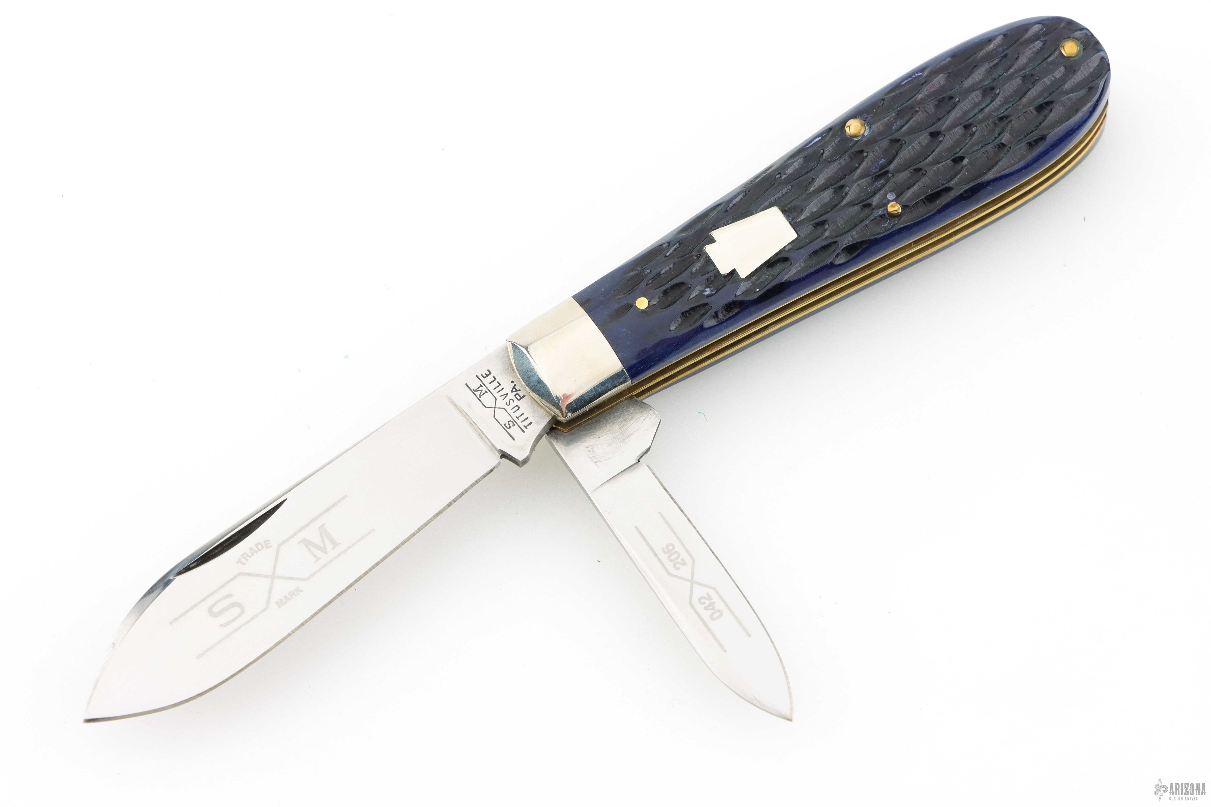 042206 2-Blade Tear Drop Jack - Arizona Custom Knives