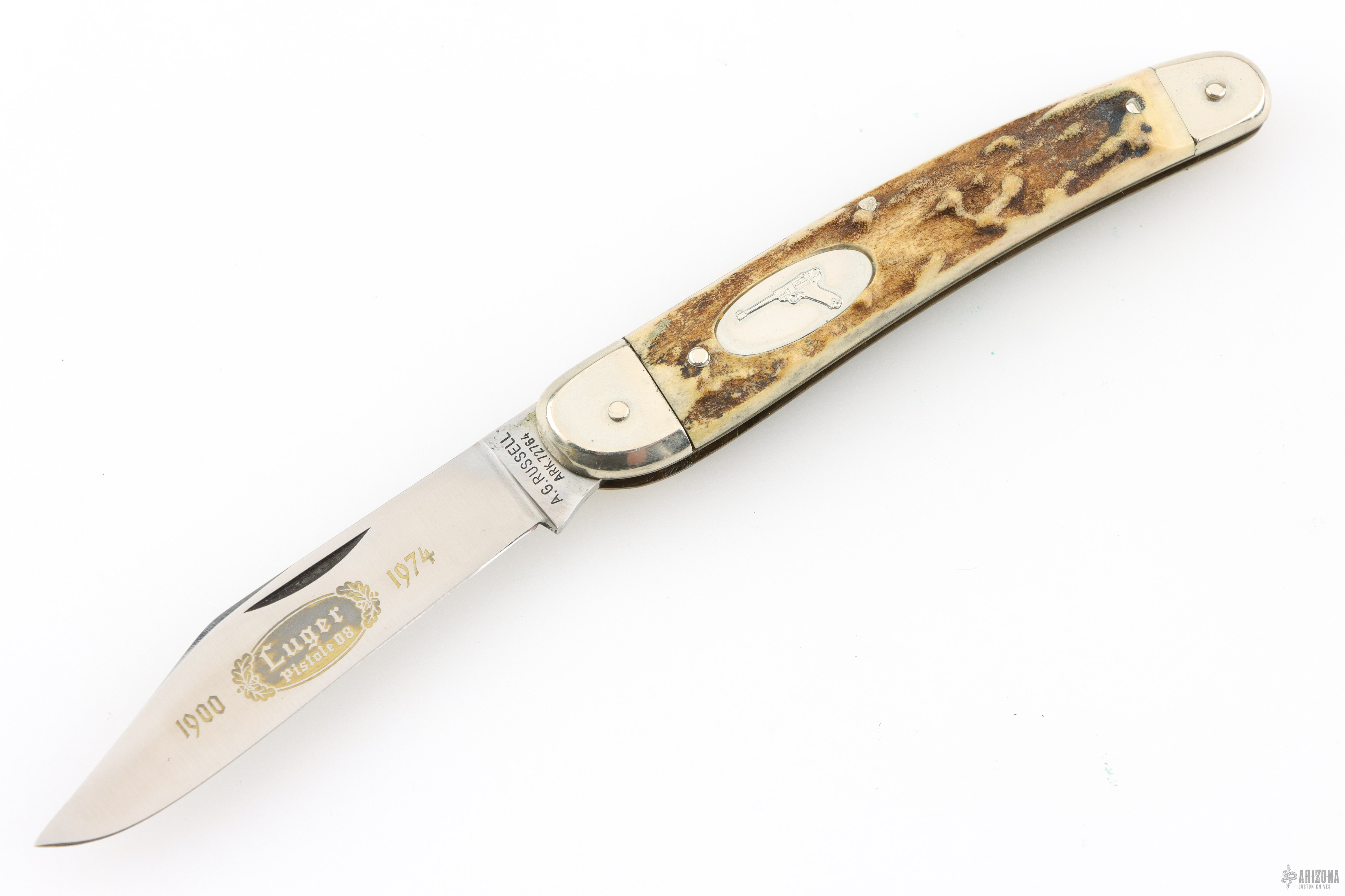 72764 Luger Pisole 08 1900-1974 Slipjoint - Arizona Custom Knives