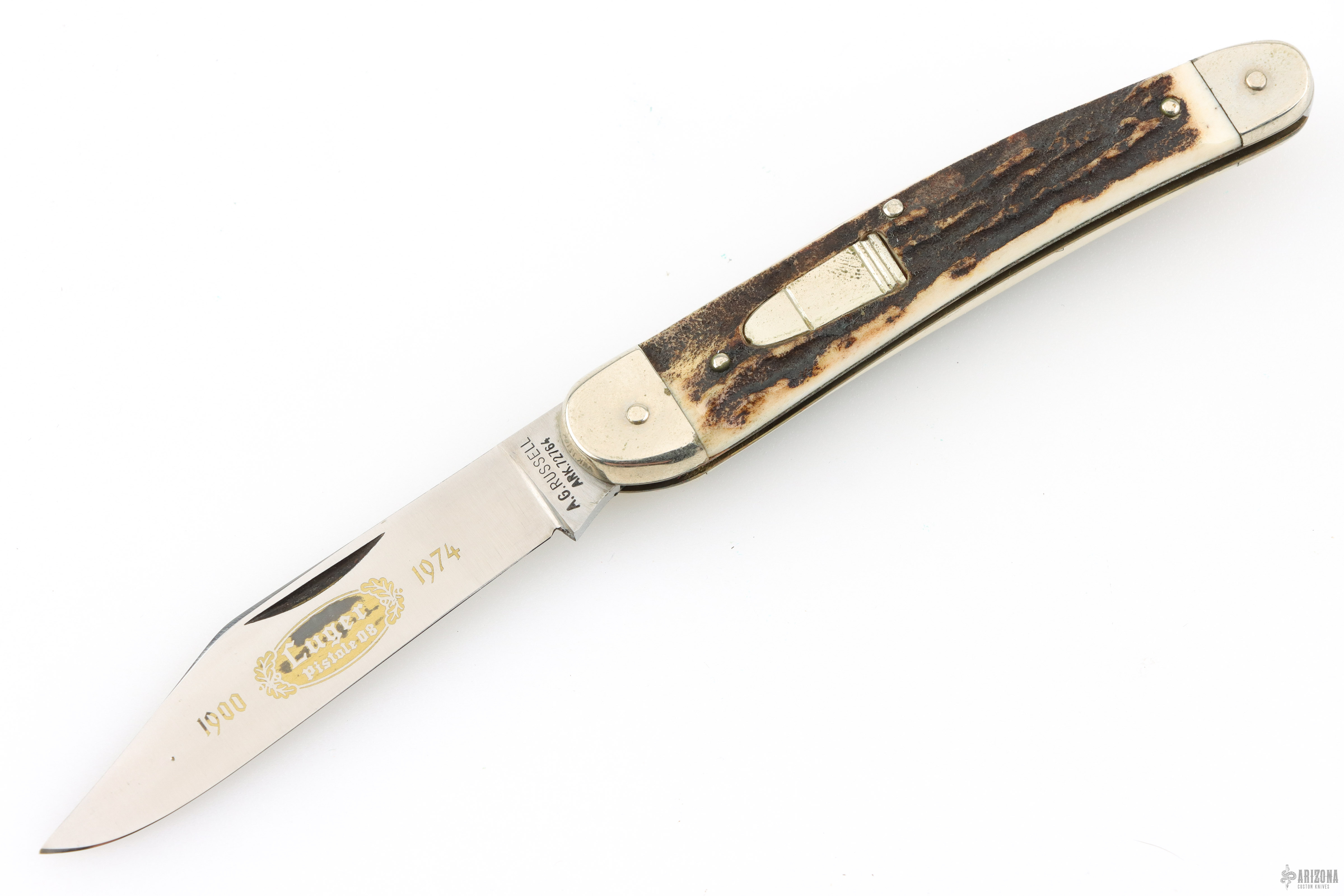 72764 Luger Pisole 08 1900-1974 Slipjoint - Arizona Custom Knives