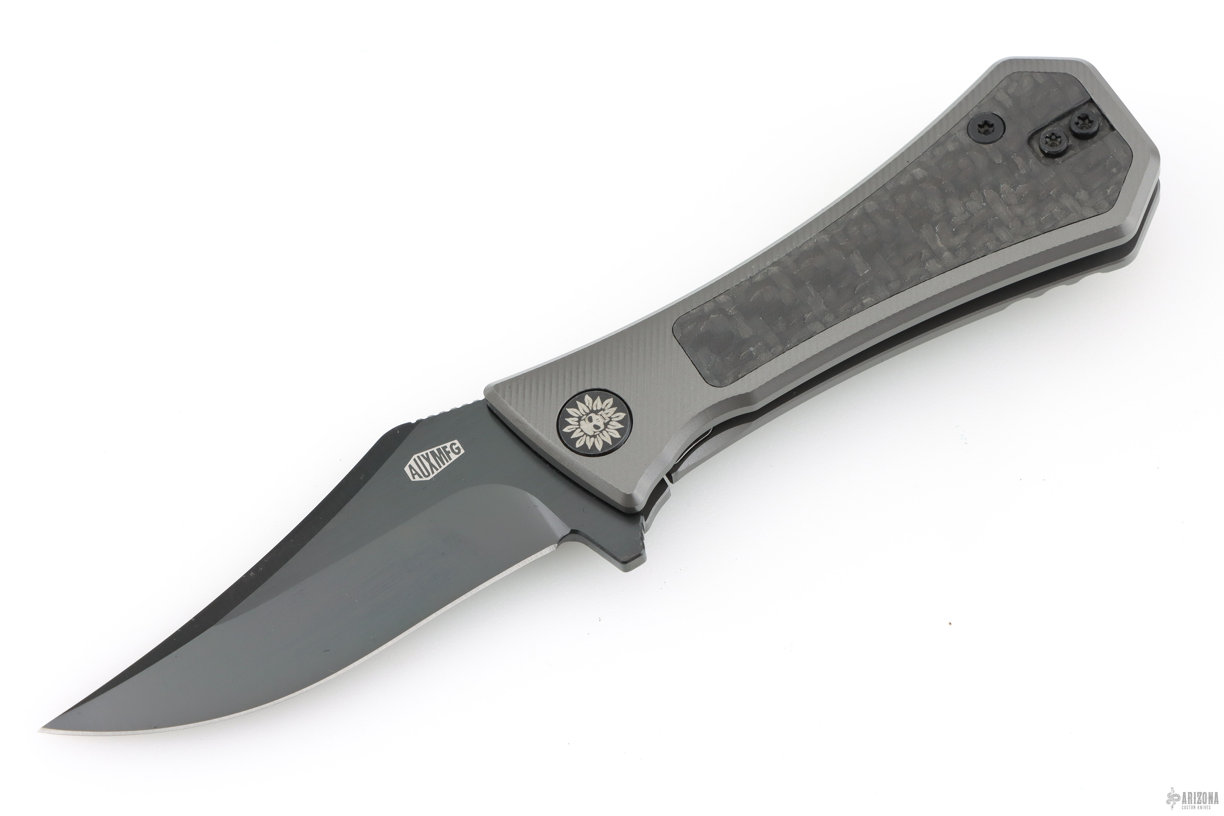 Deadhead Bowie Frame Lock Flipper - Arizona Custom Knives