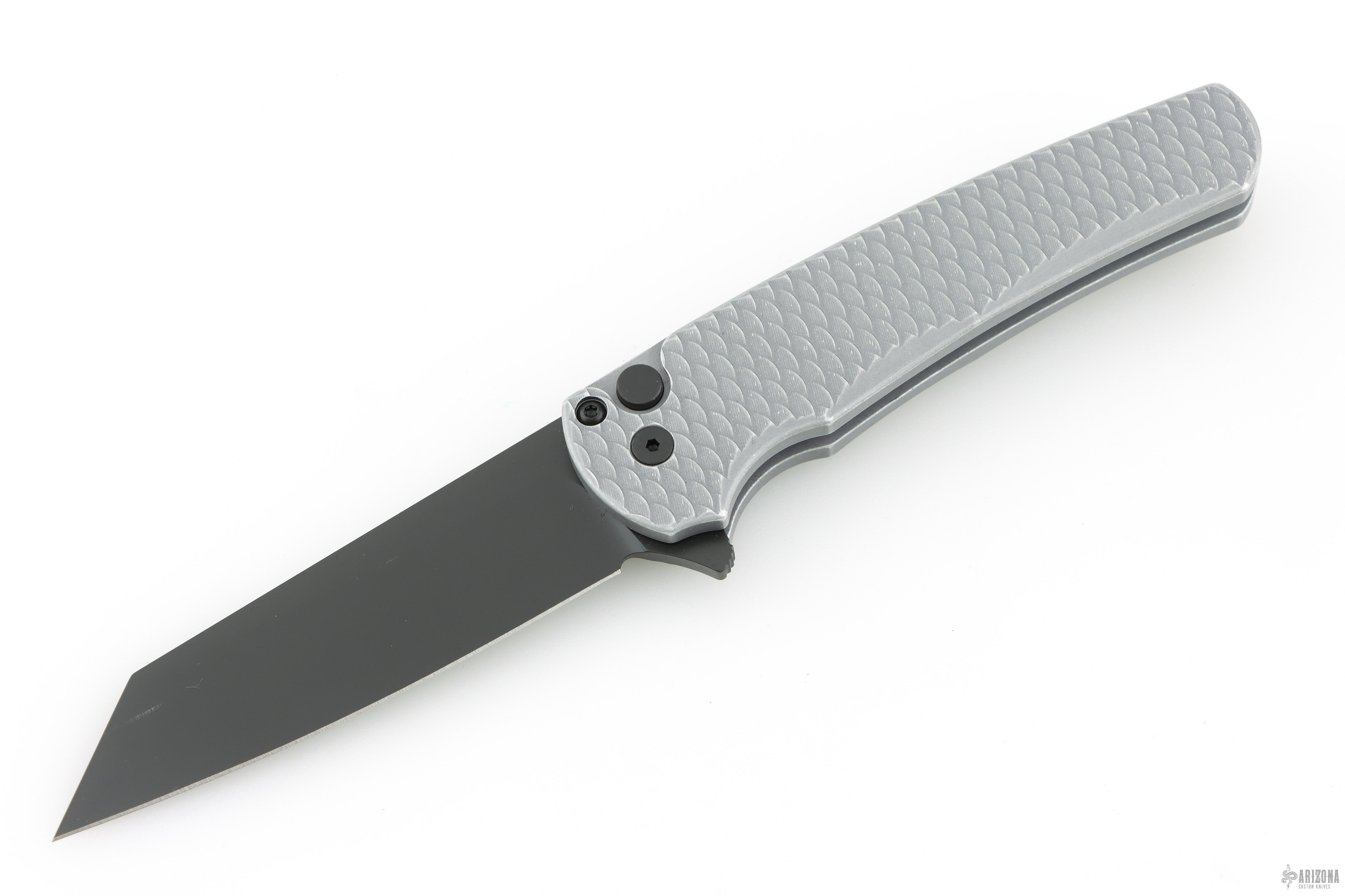 5436-BW Grey Malibu Flipper - Arizona Custom Knives