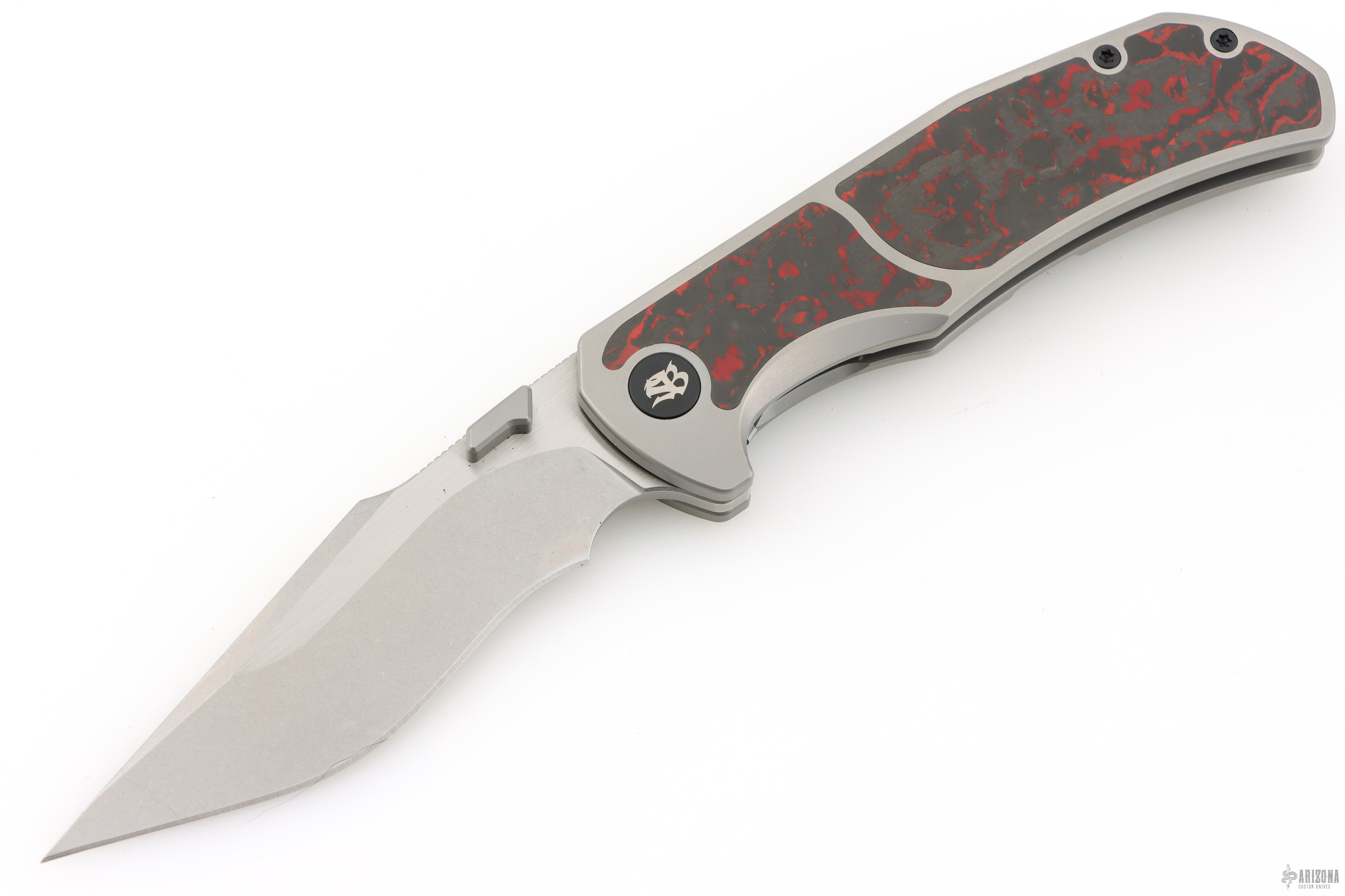 Jim Skelton Collab Hellraiser Frame Lock Flipper Knife, Vanax, Lava ...