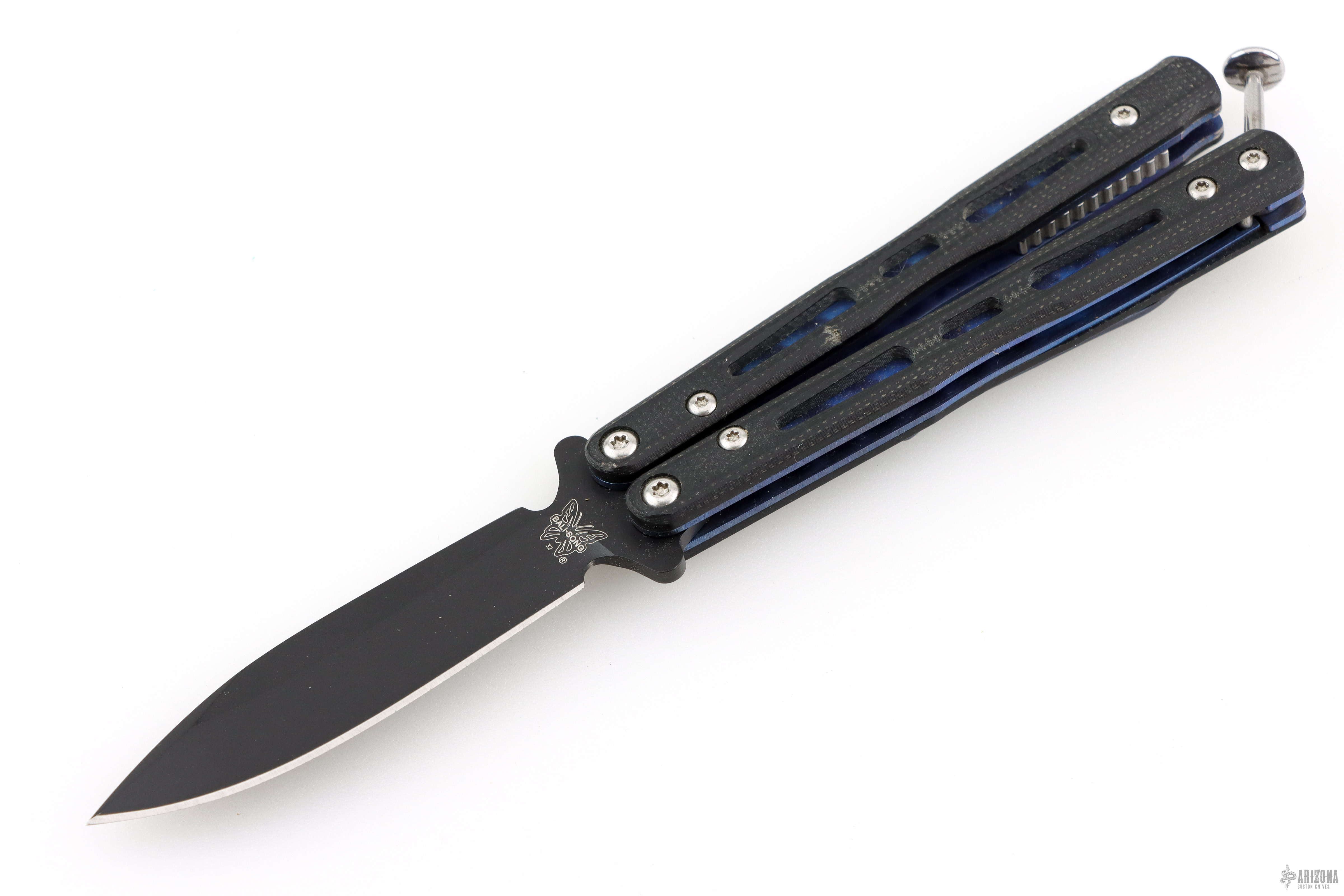 Model 32BK Morpho Balisong - Arizona Custom Knives