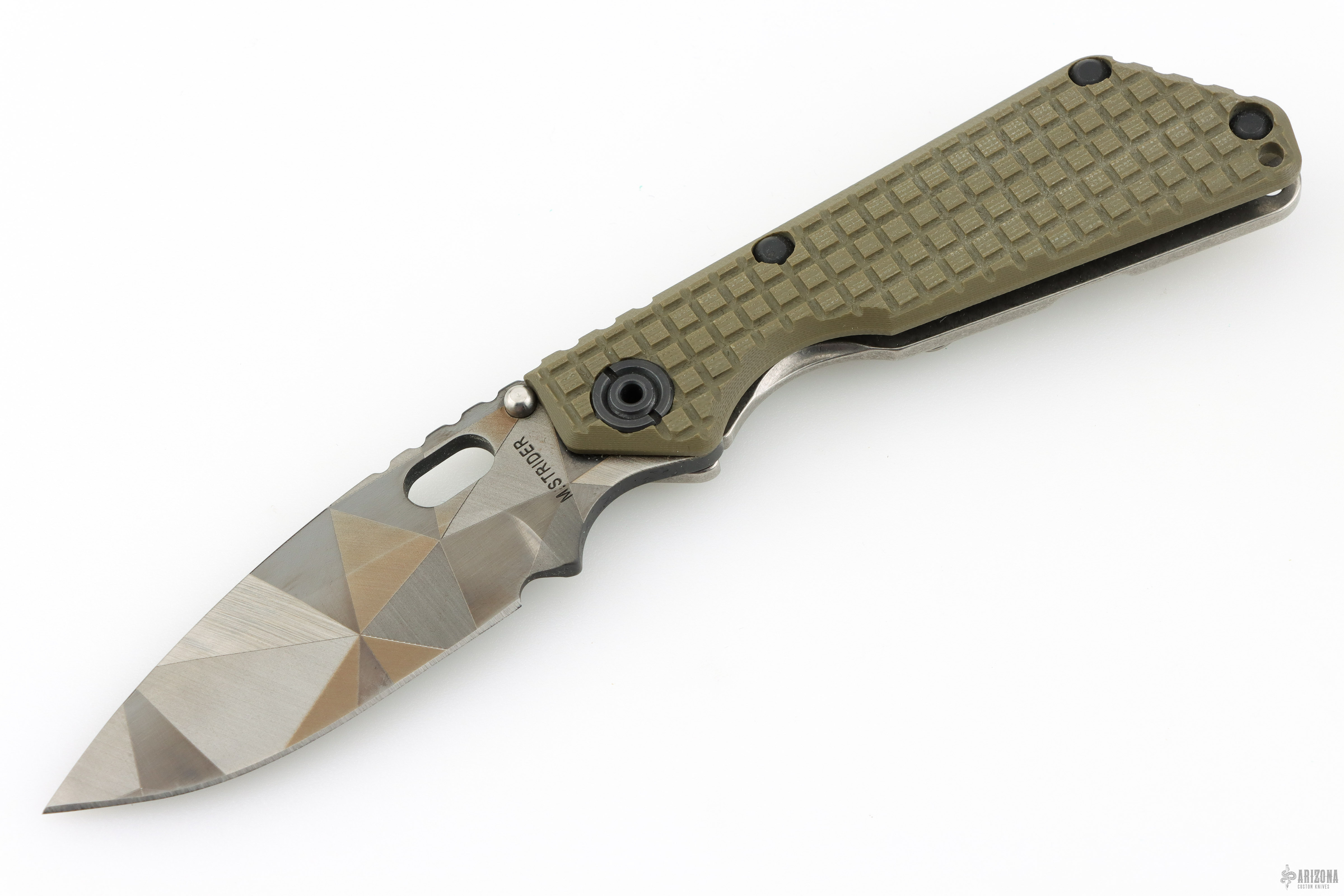MS SNG G-10 Frag Pattern - Battleship Finish - Arizona Custom Knives