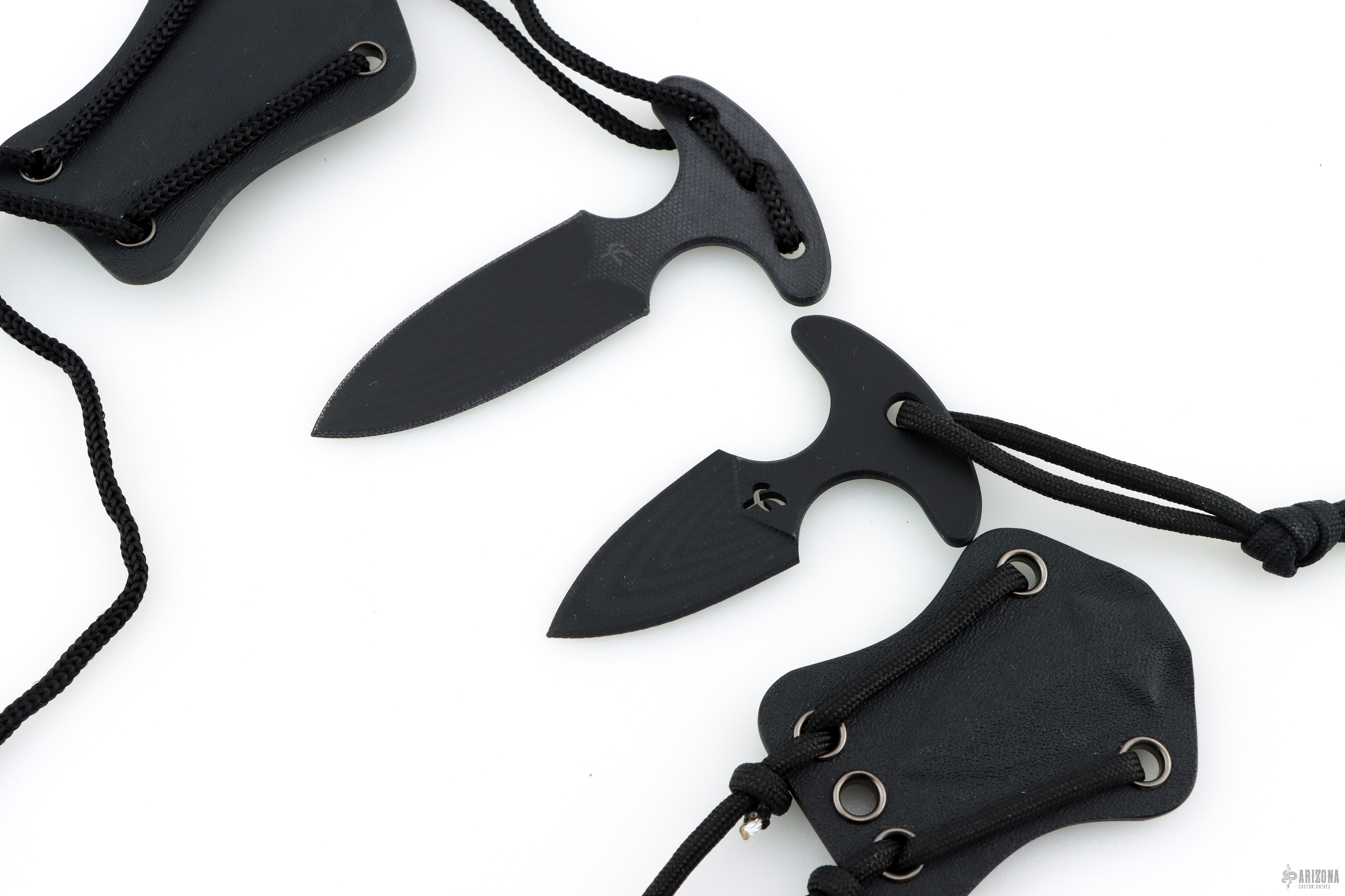 Pair of G-10 Push Daggers - Arizona Custom Knives