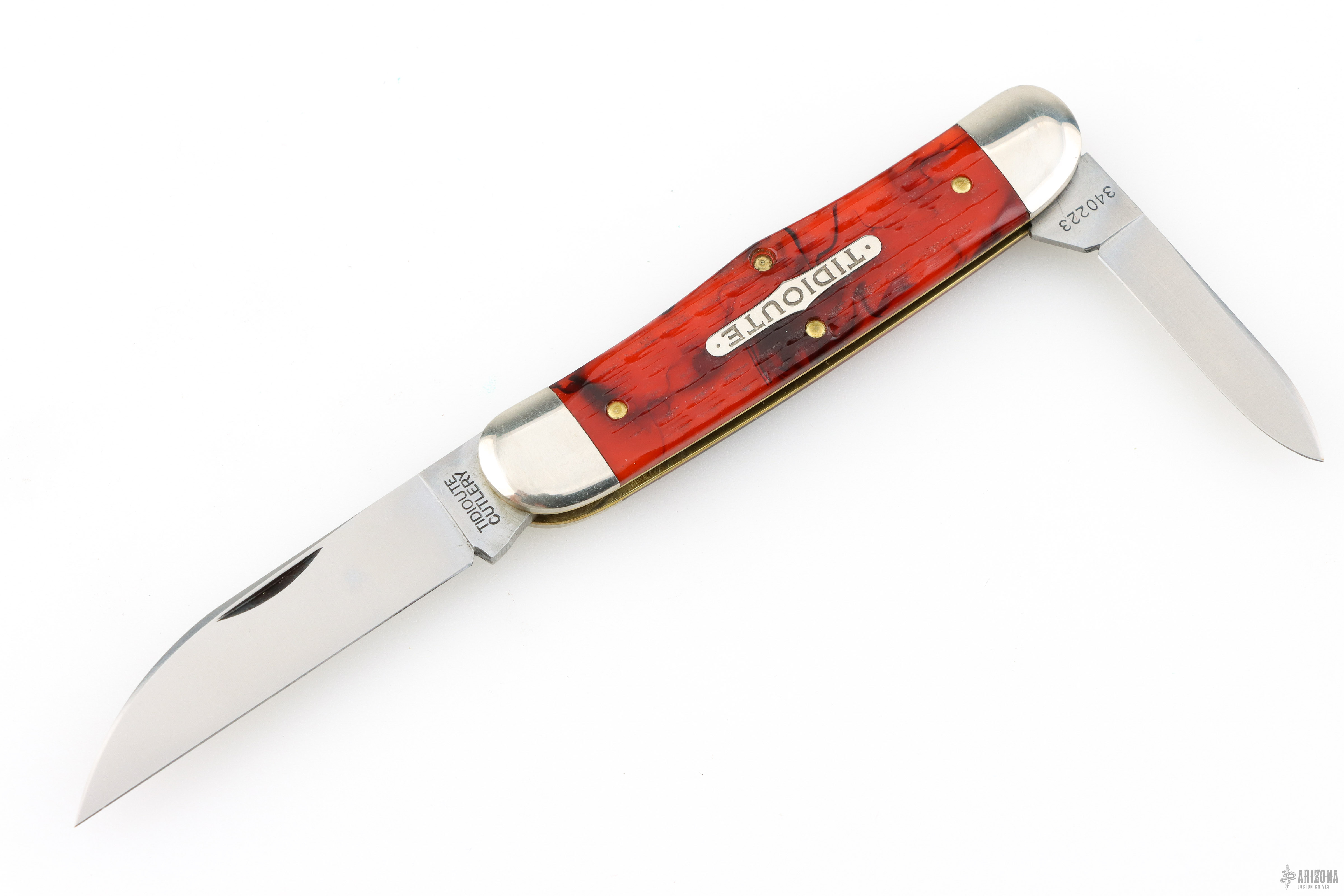 340223 Camel Back Congress - Smoked Amber Texcrylic - Arizona Custom Knives