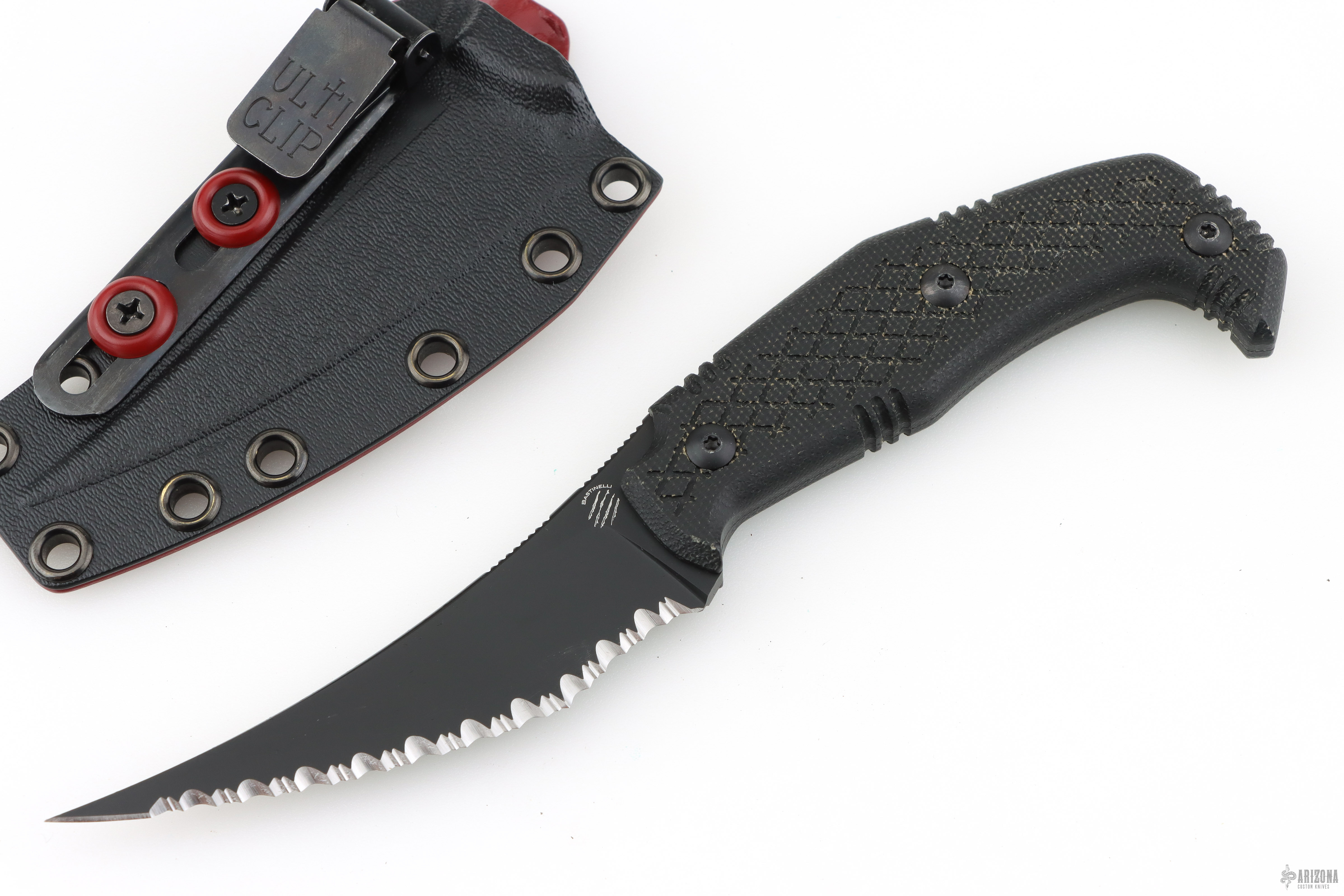Yummy - Customized Full Serrated by REK Knives - Arizona Custom Knives