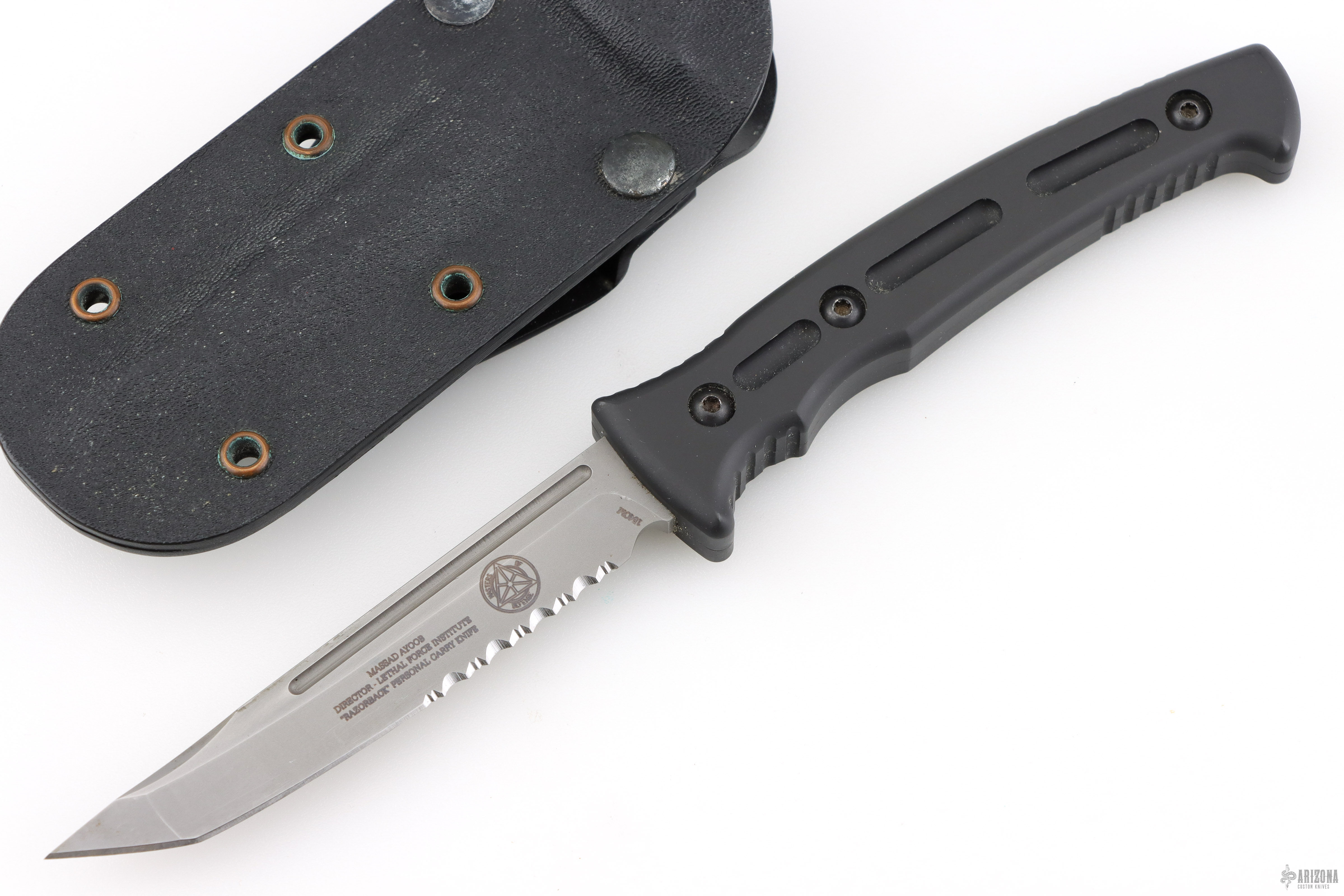 Massad Ayoob Razorback Personal Carry Knife - Arizona Custom Knives