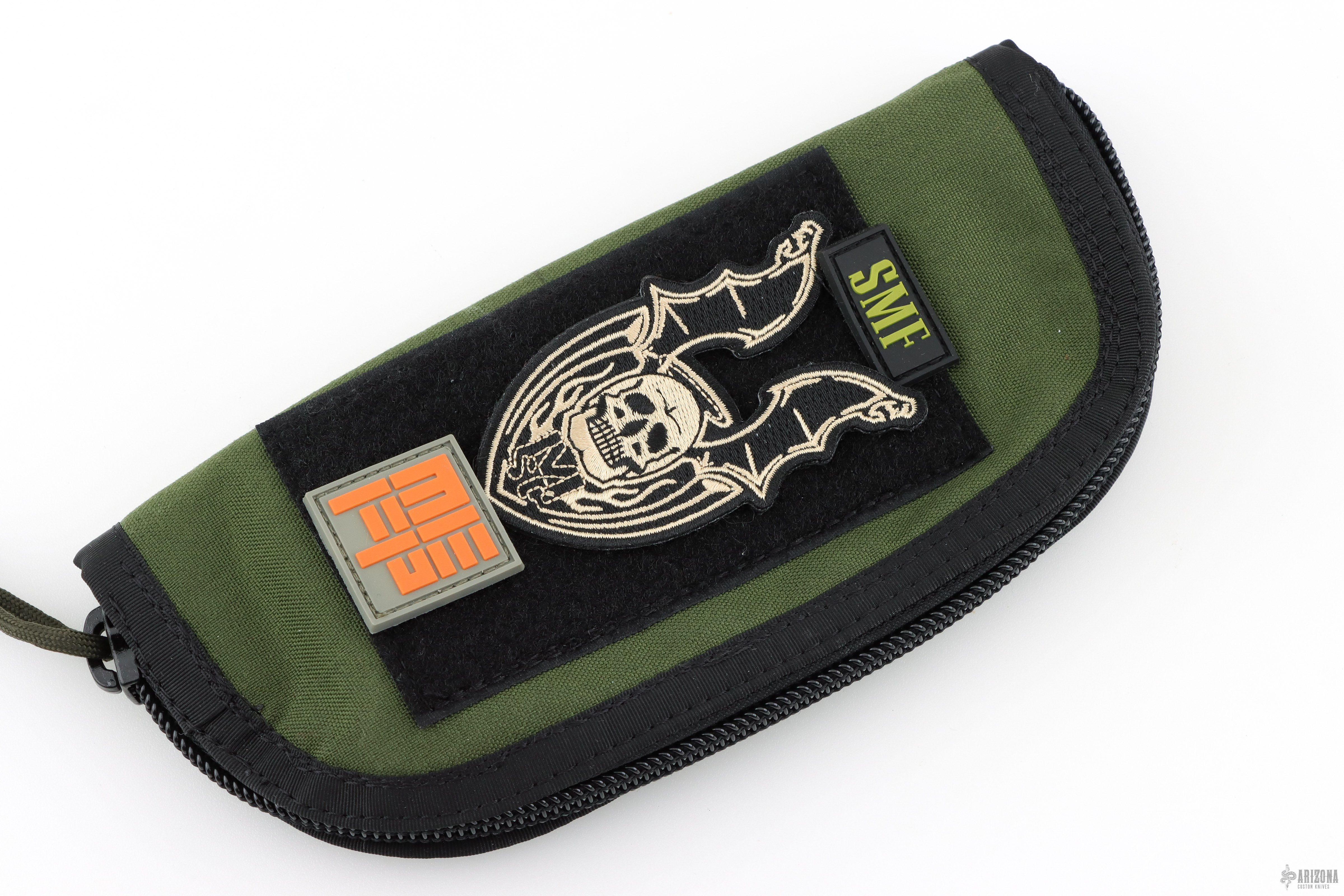 MSC Zippered Case w/ Patches - Arizona Custom Knives