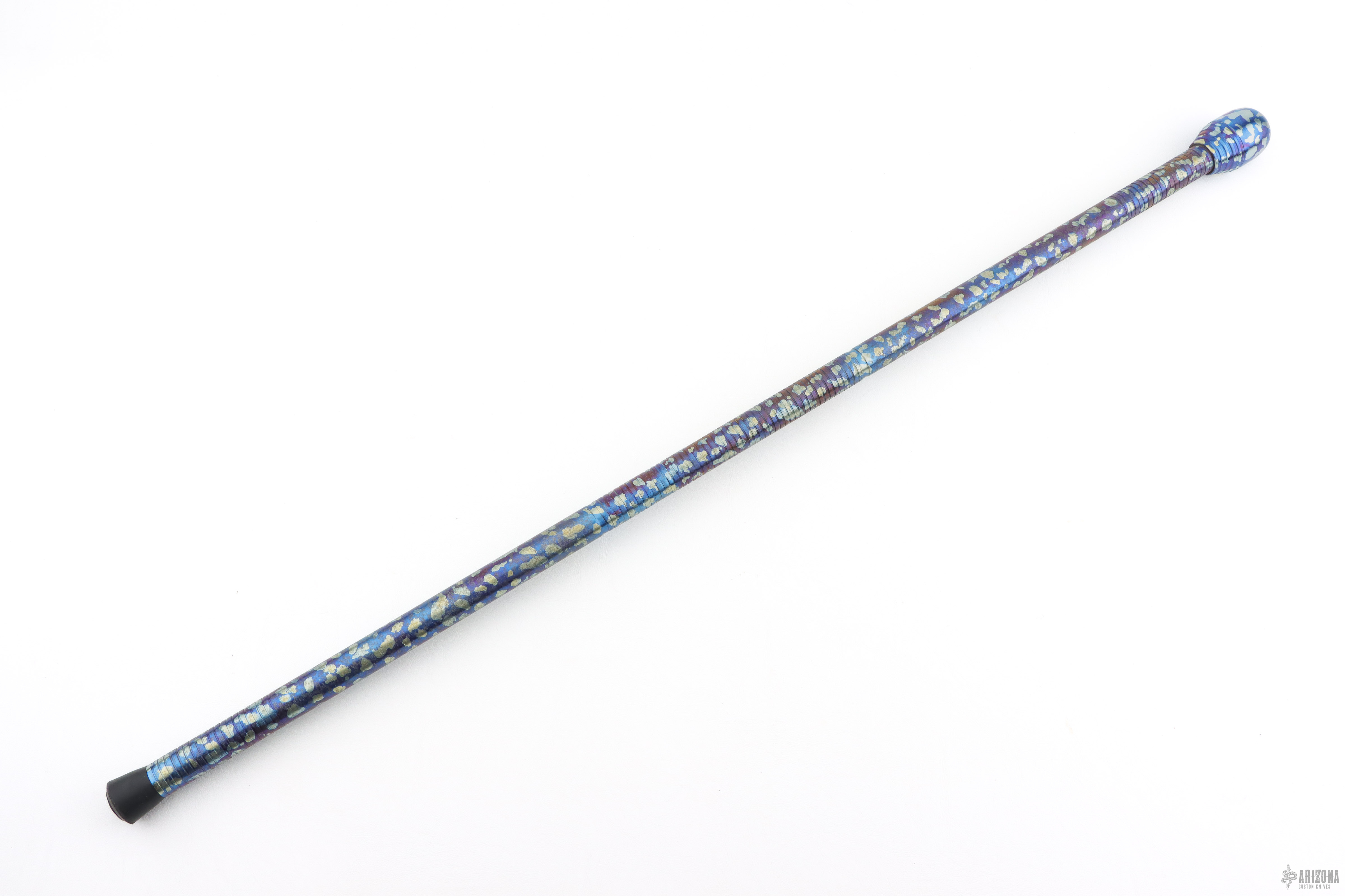 Titanium Spear/Mace Cane - Arizona Custom Knives
