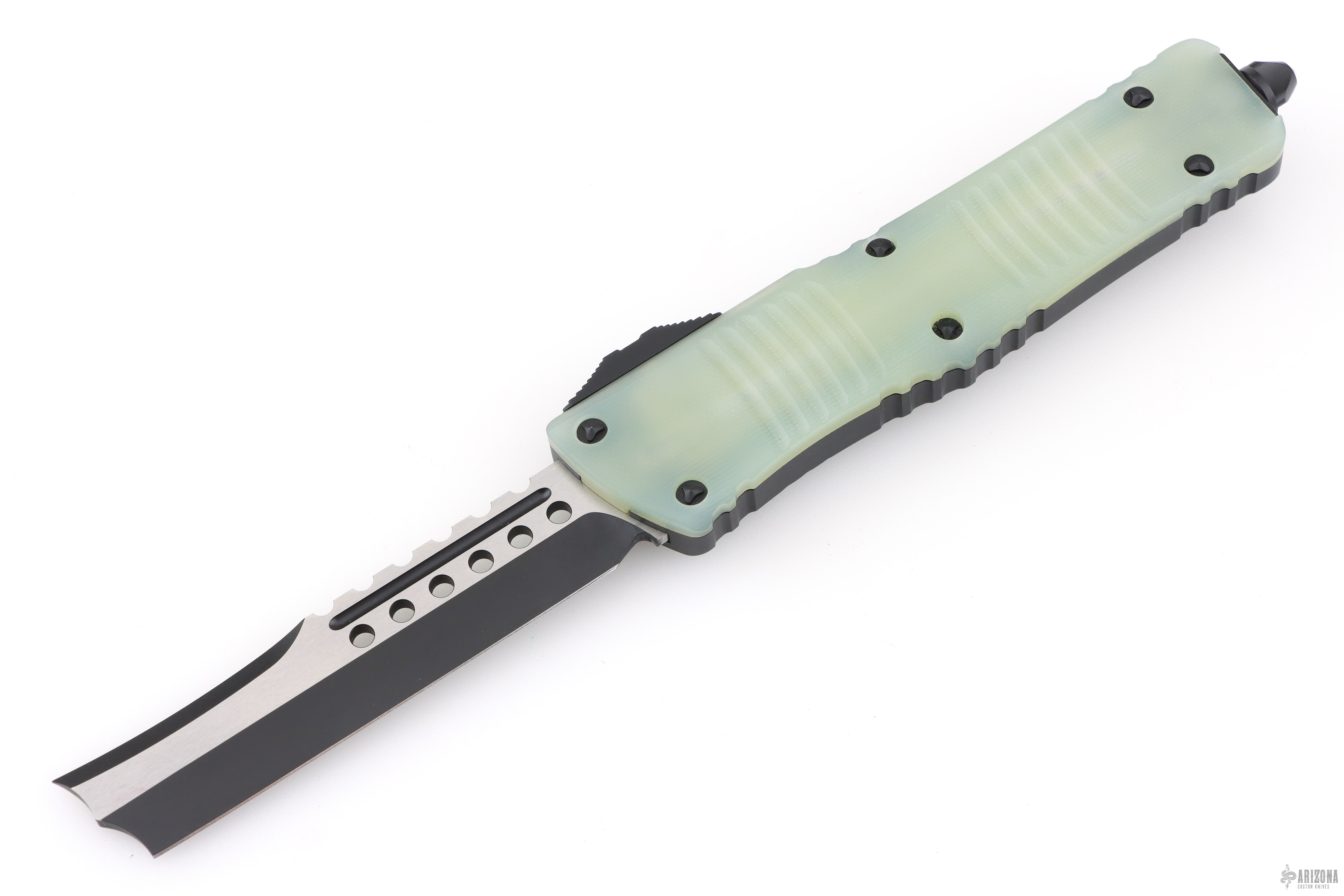 219R-1GTJGS Combat Troodon Hellhound Razor Signature Series Jade G-10 ...