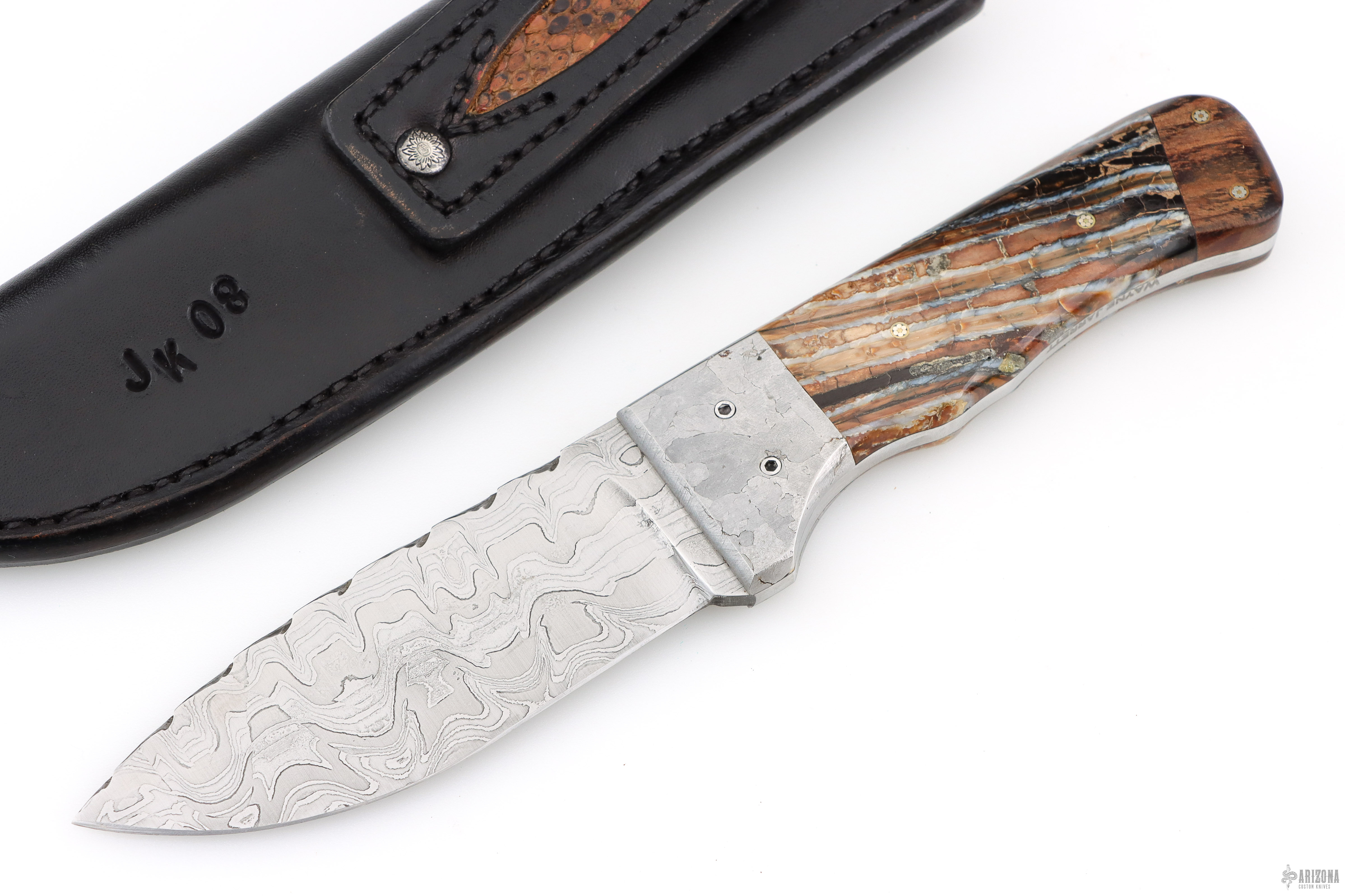 "The Ancient Ones" Damascus Hunter - Meteorite and Mammoth Tooth ...