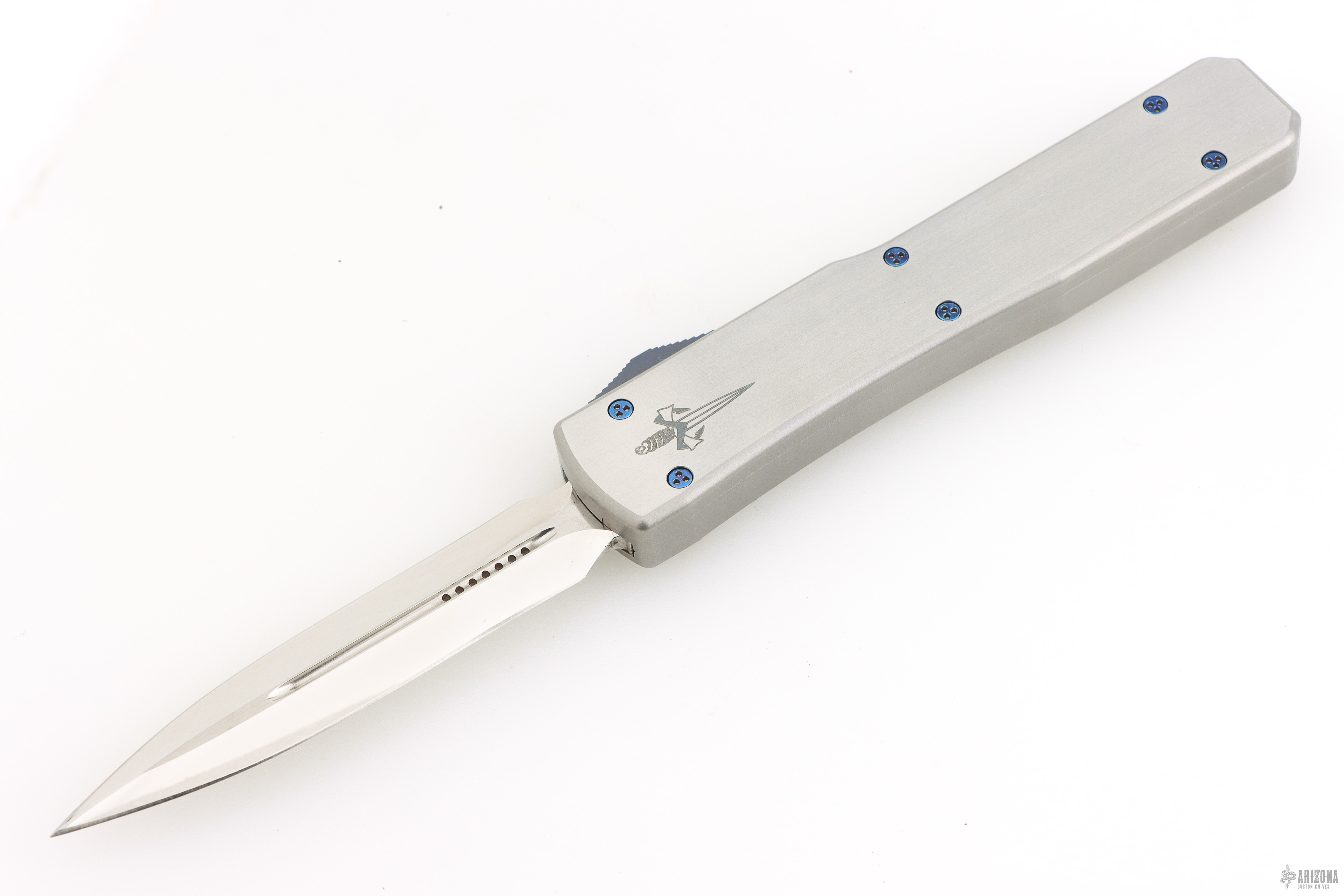 Custom Ultratech High Polish Satin Stainless Steel Body Blue Anodized ...