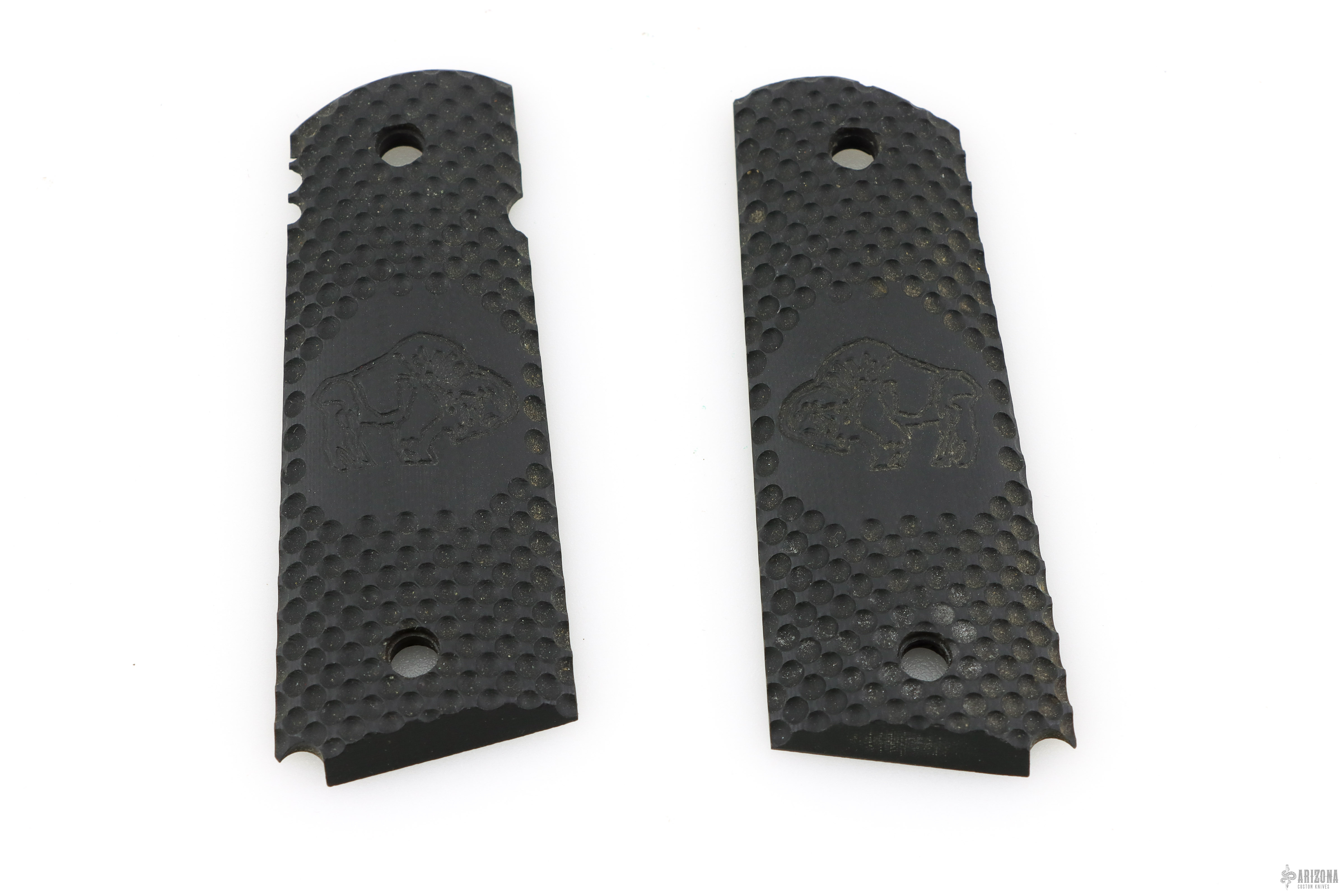 Original Simonich Full Size Gunner Grip 1911 Handles - Black G-10 ...