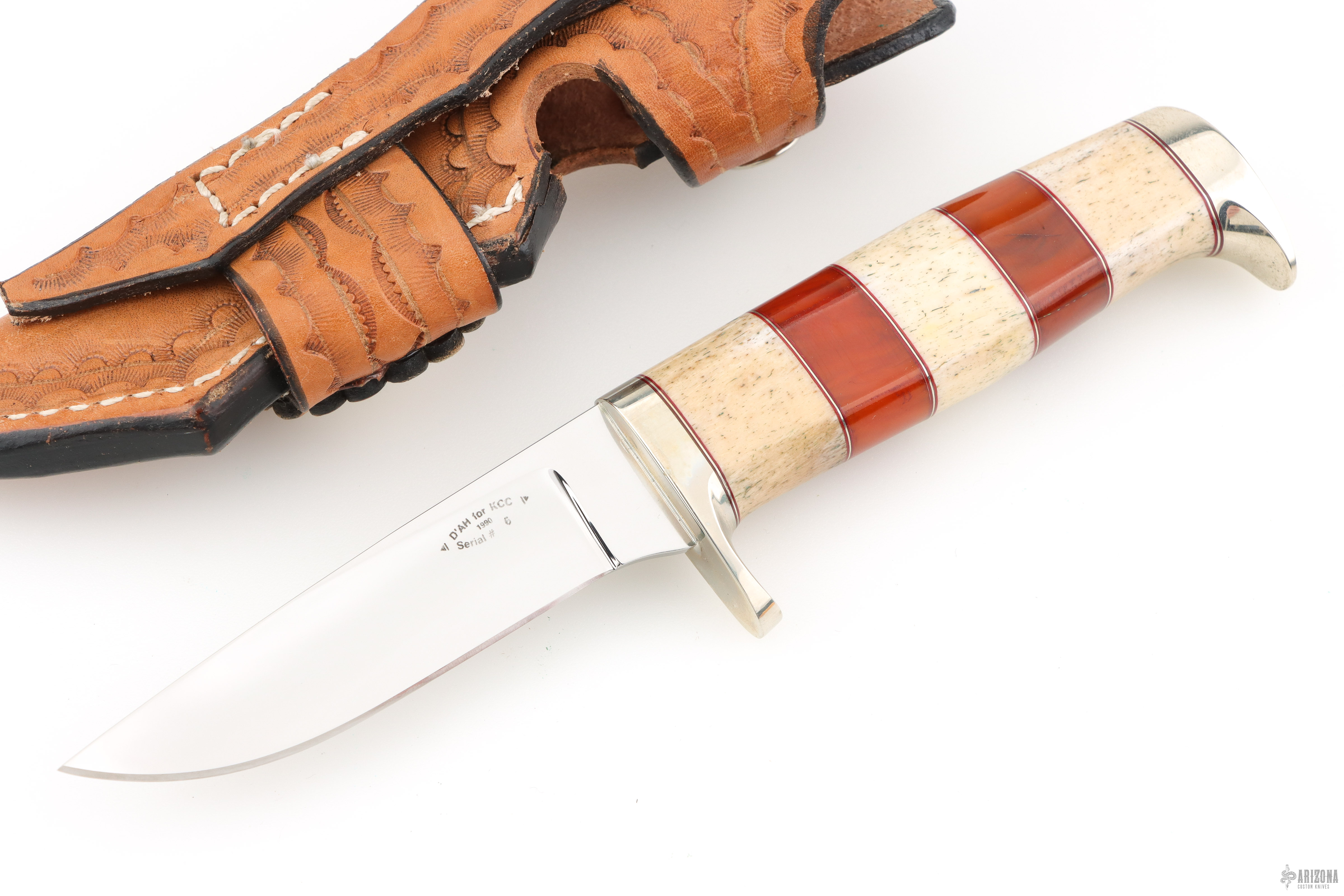 Hunter - Ossic and Amber - Arizona Custom Knives