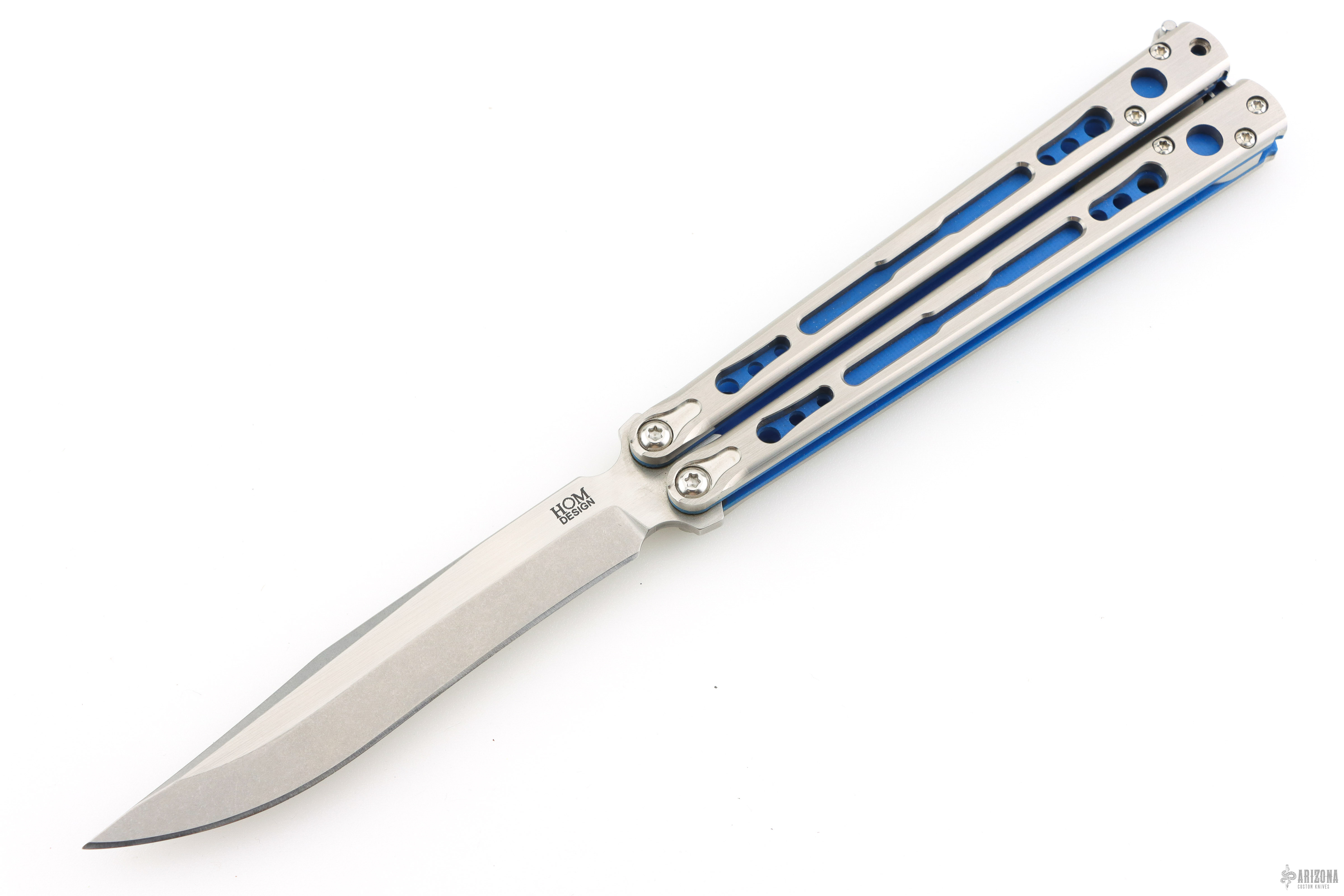 Chimera Plus Ti/Blue G10 Two-tone - Arizona Custom Knives