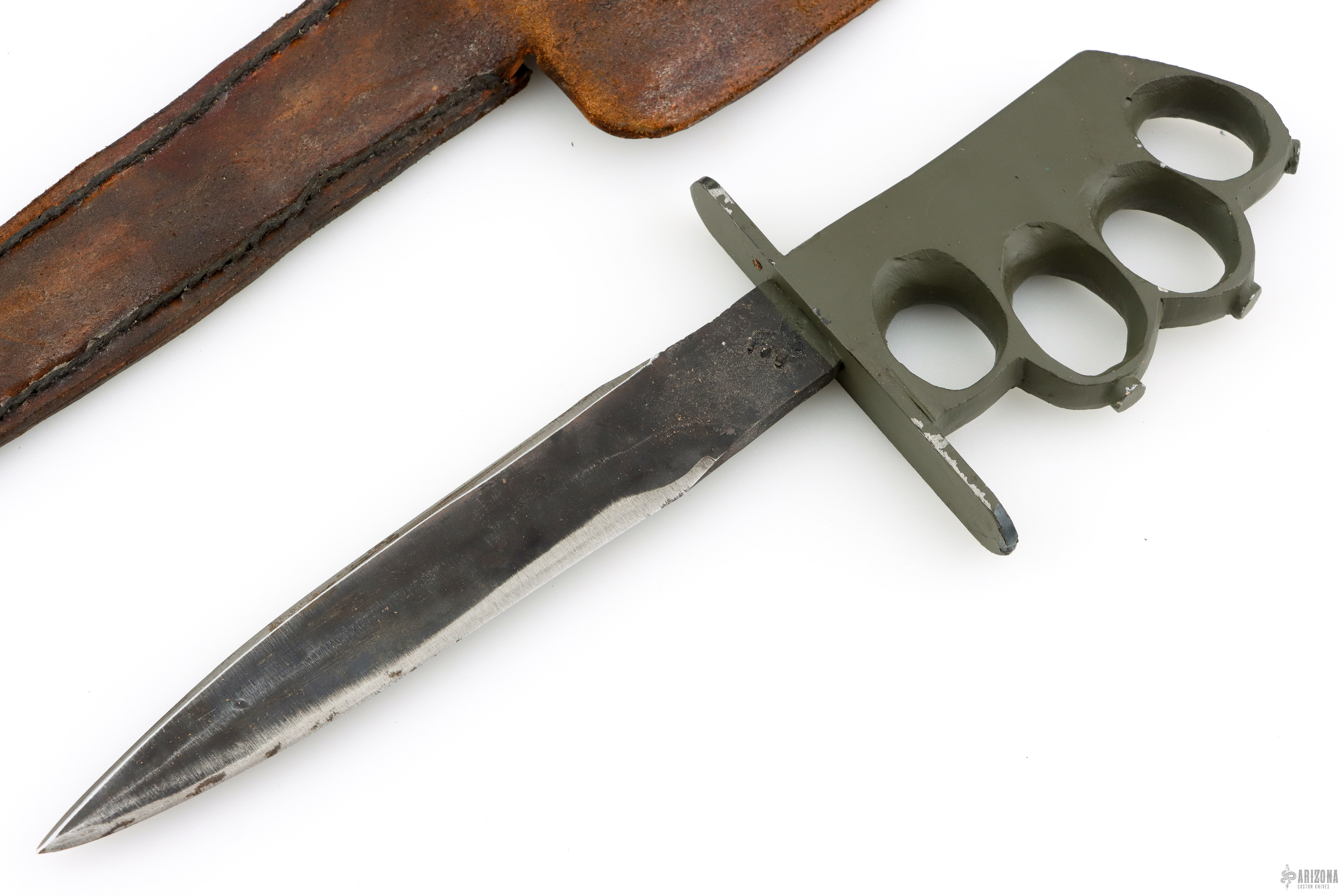 Thrench Knife Knuckle Dagger - Arizona Custom Knives