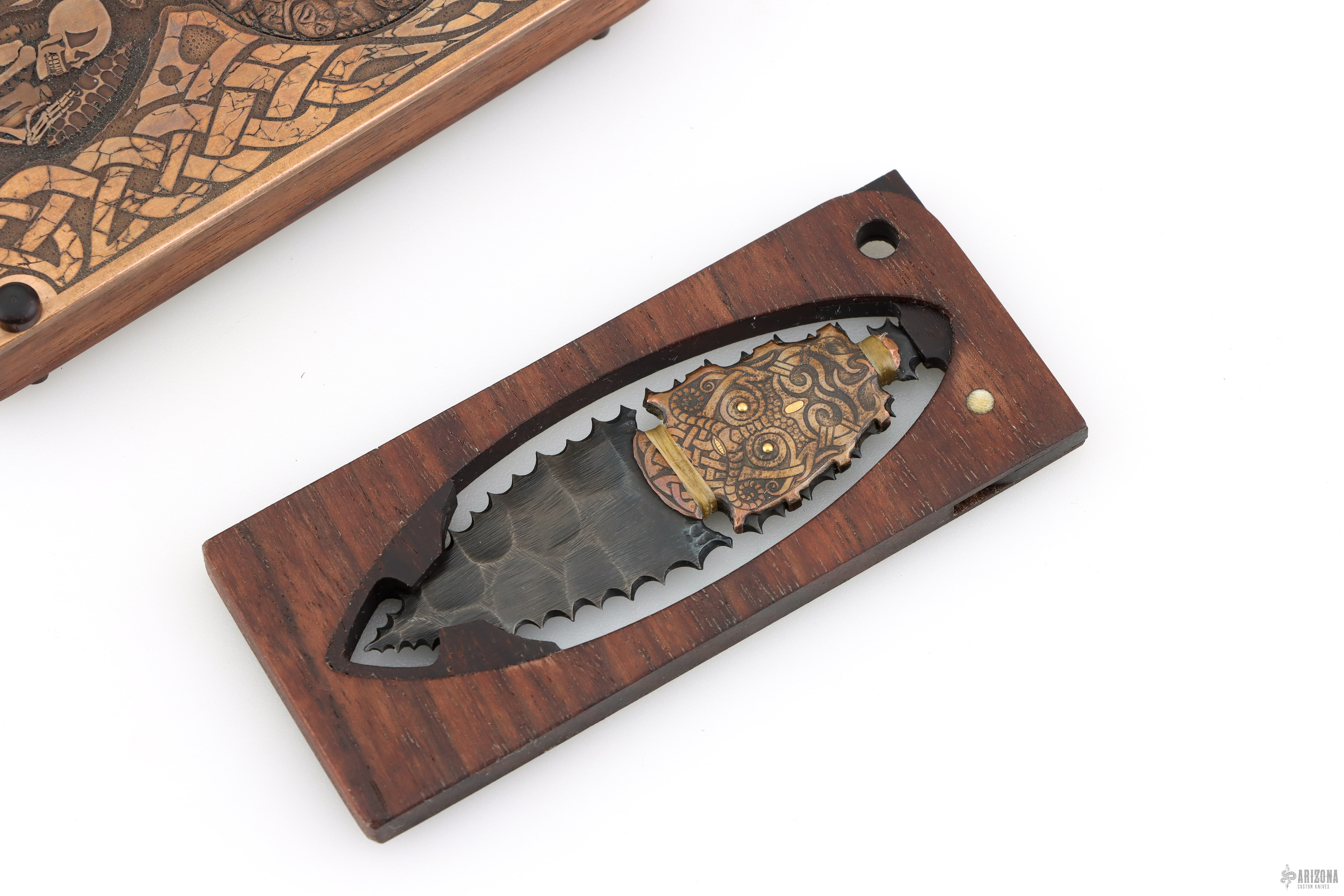 Knapped Elfshot Dagger Reliquary - Arizona Custom Knives