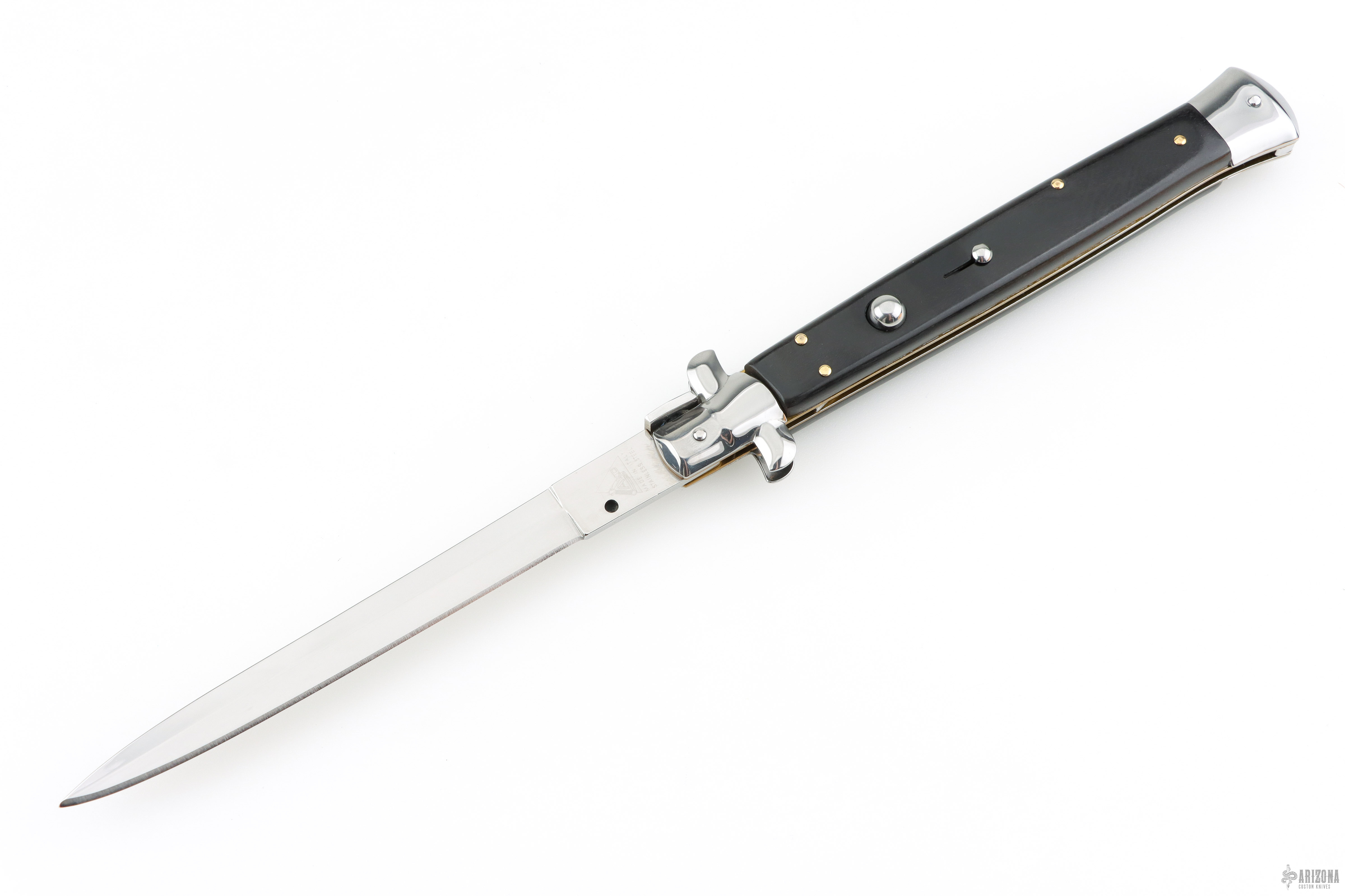 13" Swivel Bolster Auto - Wood - Arizona Custom Knives