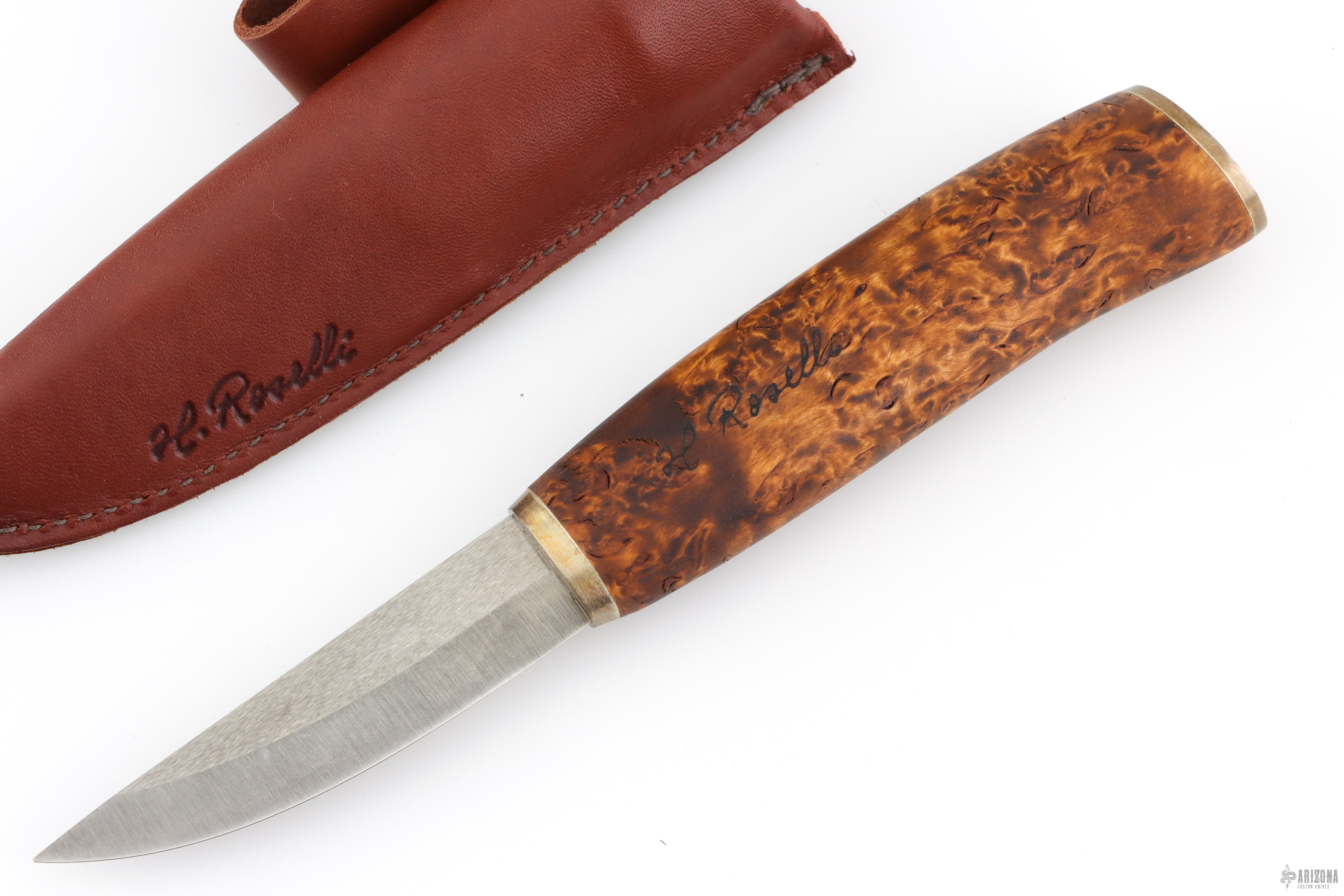 Carpenter UHC - Silver Ferrule - Arizona Custom Knives