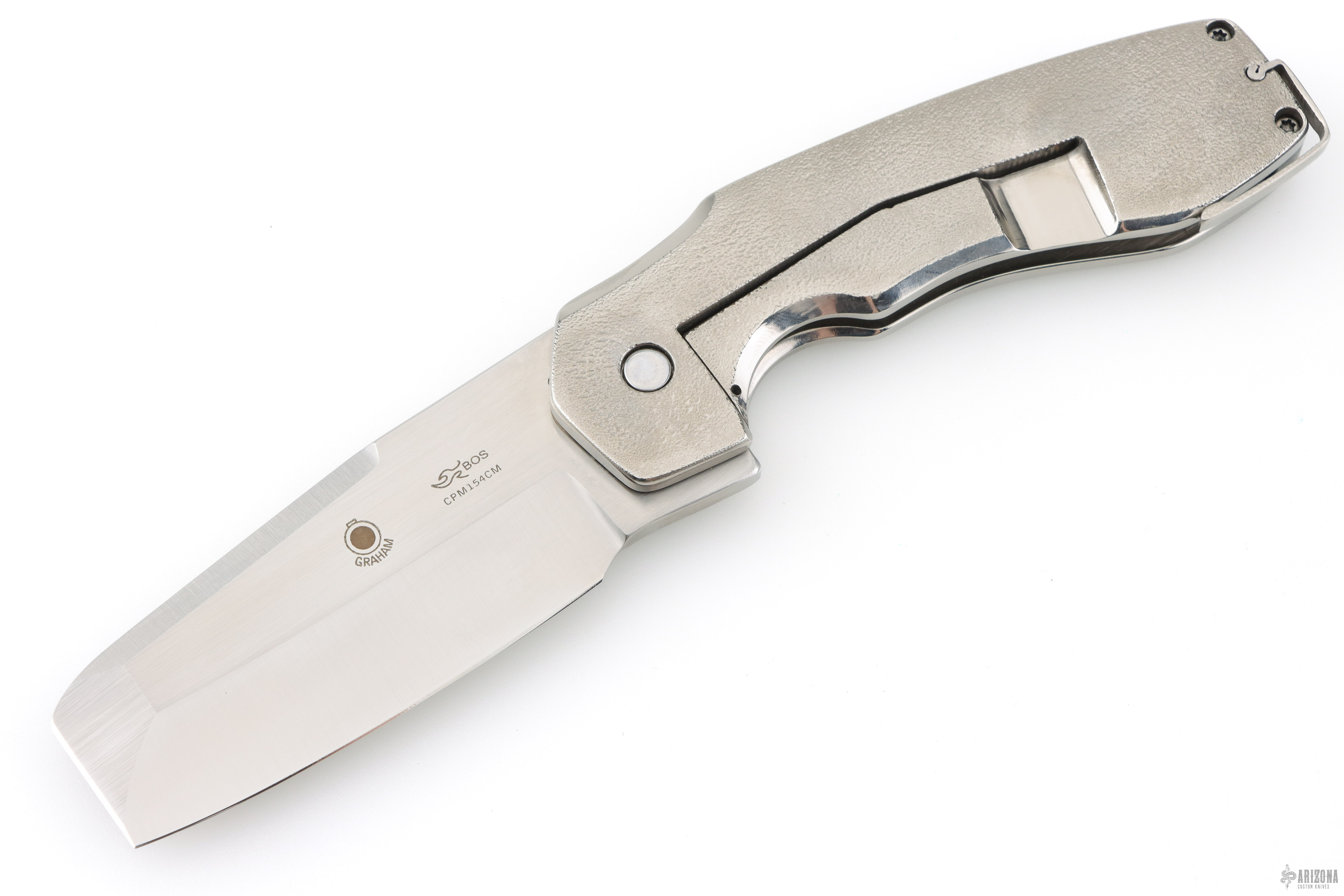 Midnight Razel Flipper - LEFTY - Arizona Custom Knives