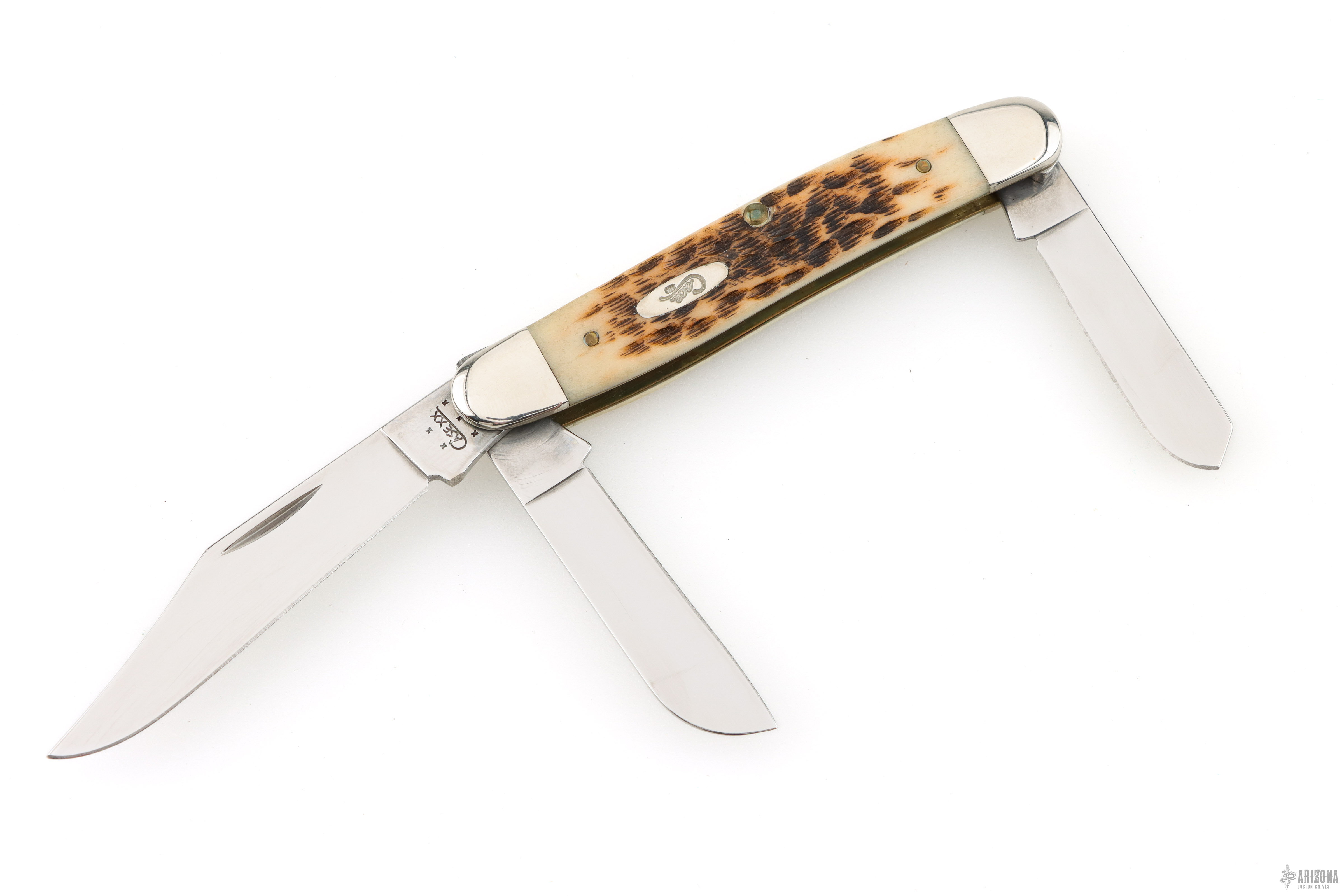 6347 Stockman - Jigged Bone - Arizona Custom Knives