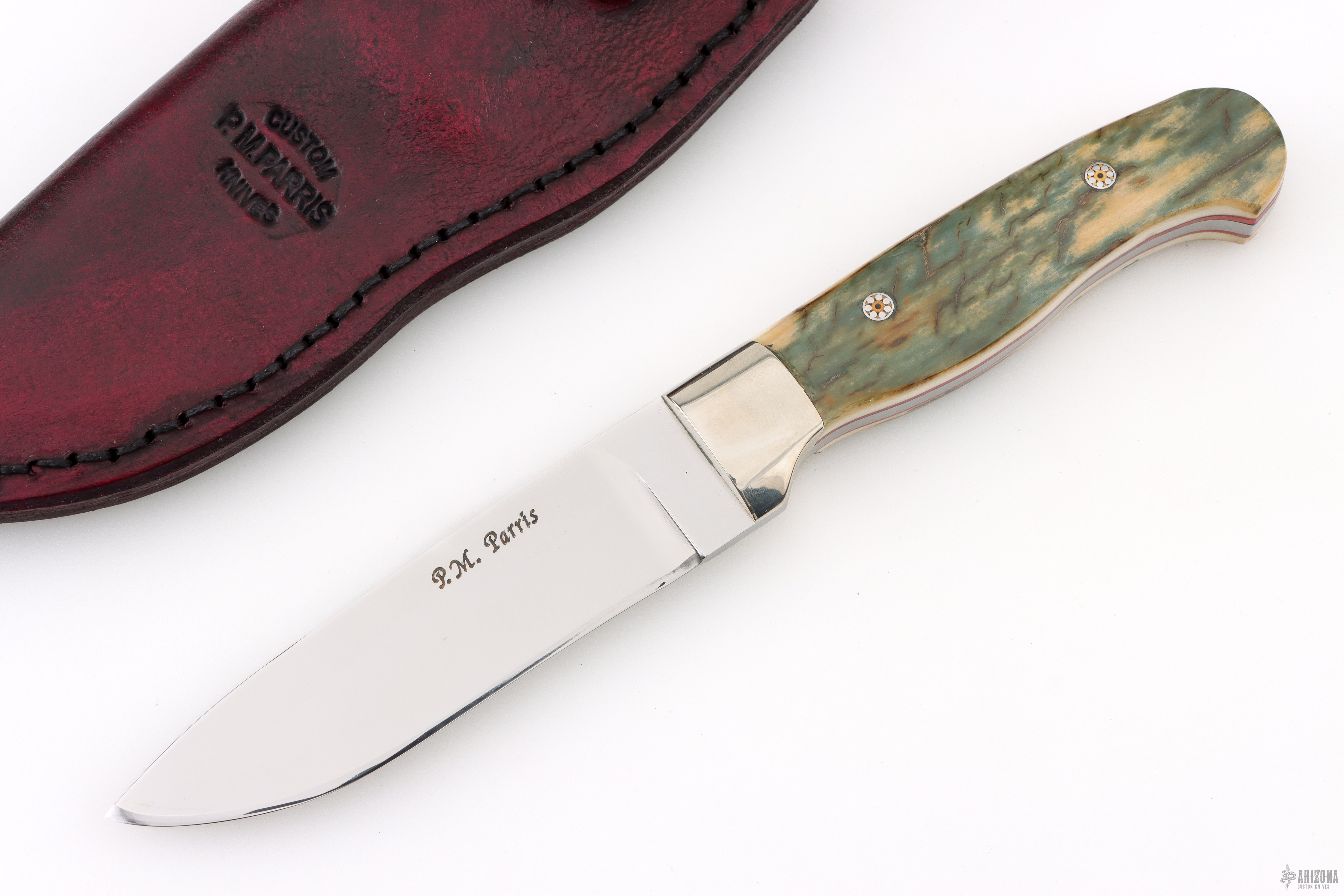Mammoth Ivory Hunter - Arizona Custom Knives