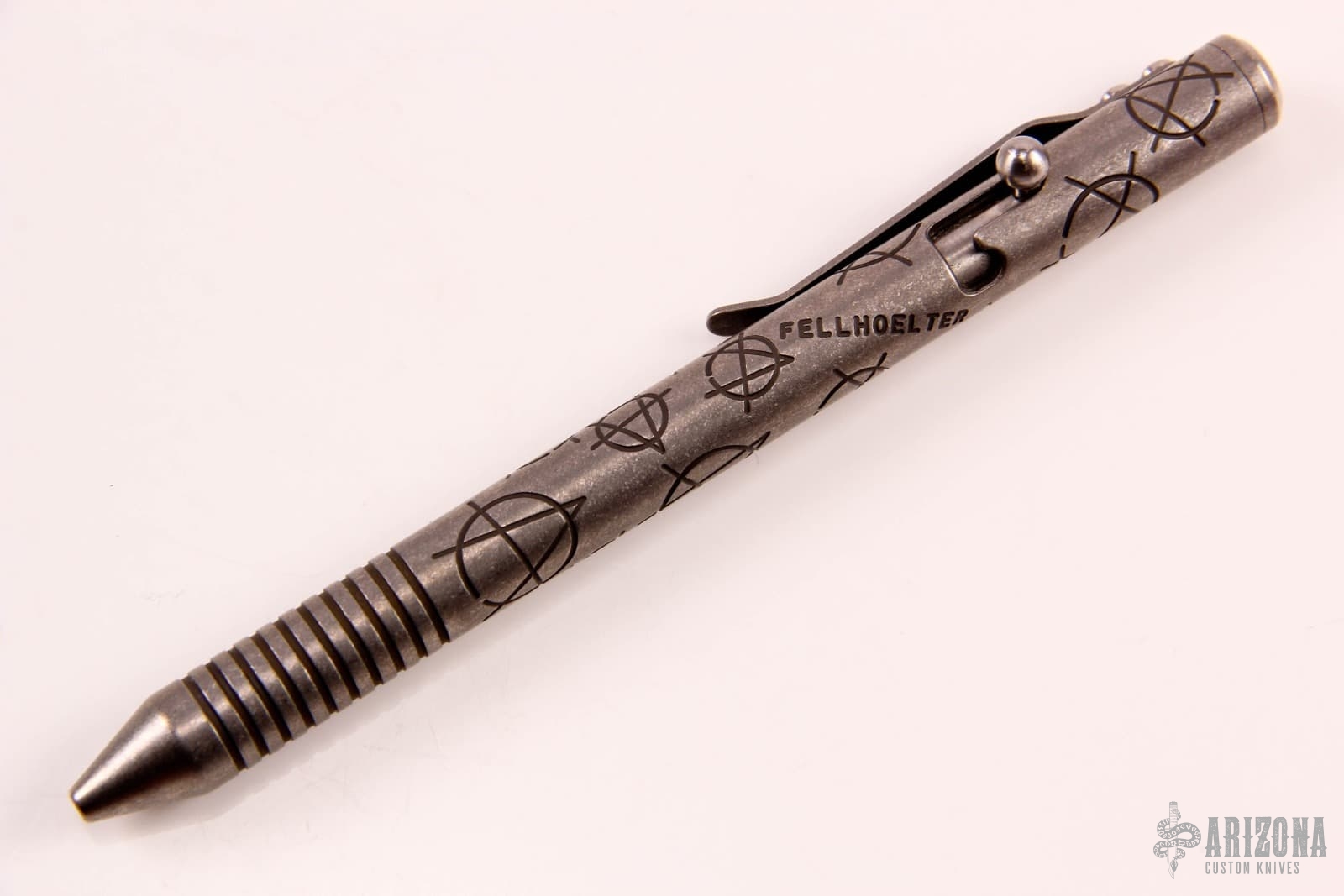 TiBolt Pen with Anarchy Pattern - Arizona Custom Knives