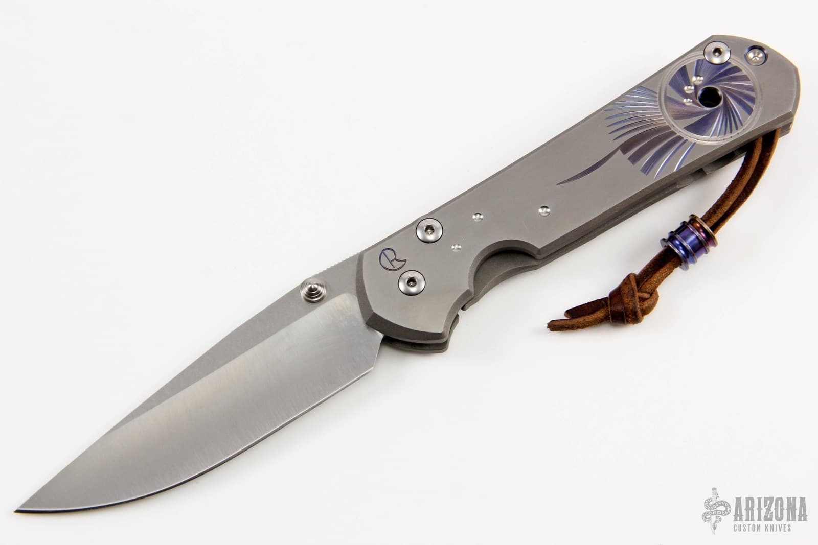 Large Sebenza 21-Unique Graphic - Arizona Custom Knives