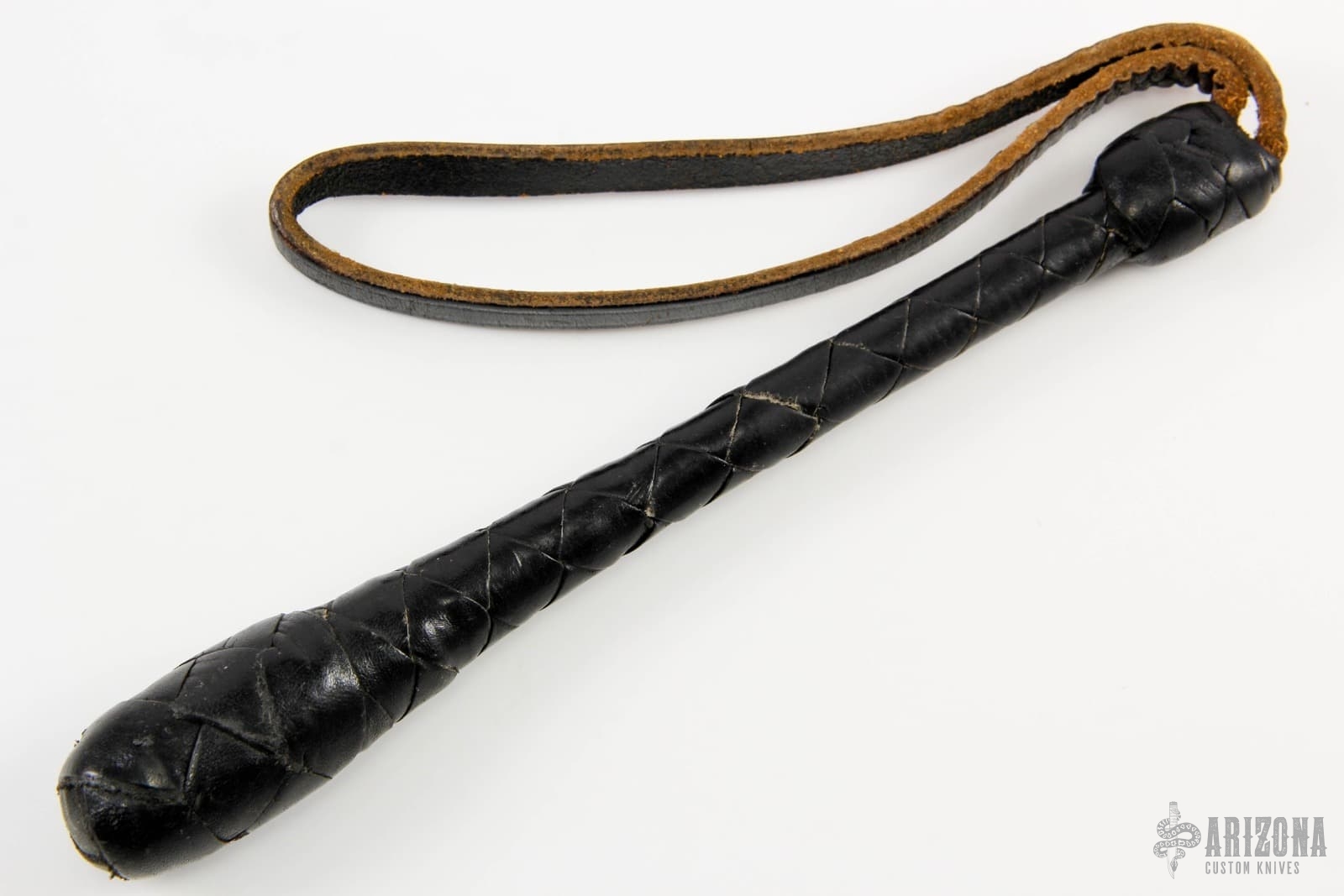 8.5" Springloaded Blackjack w/ Strap - Arizona Custom Knives