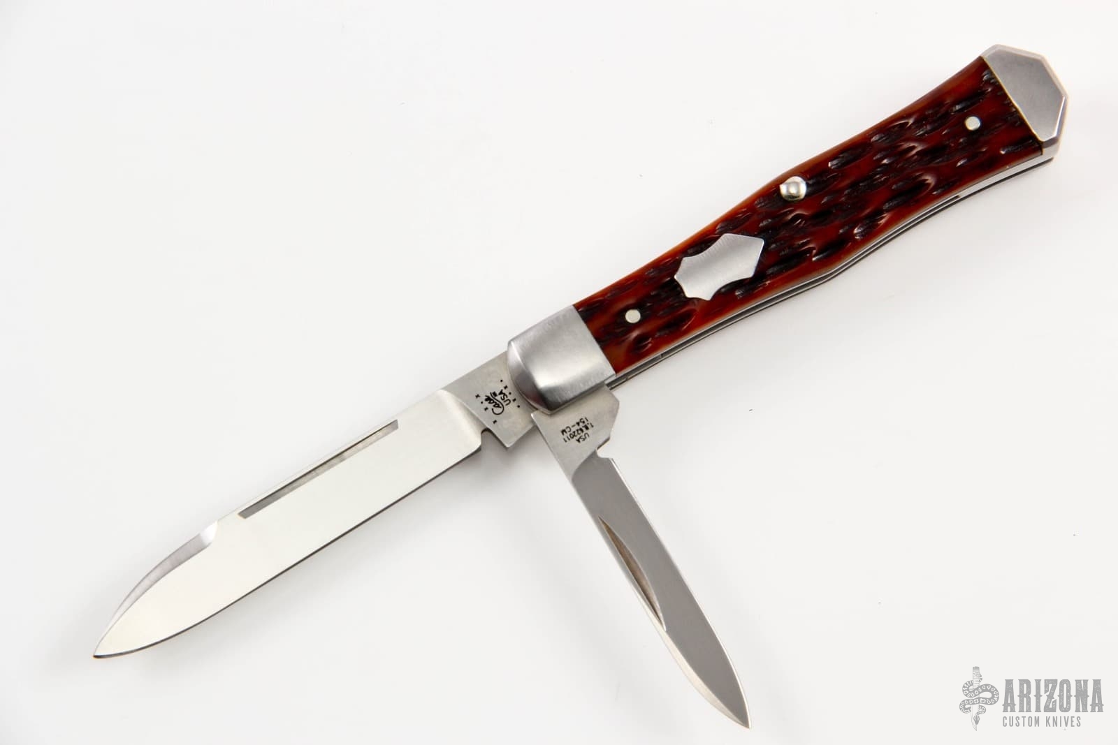 TB2011 Coffin Jack - Chesnut Bone - Arizona Custom Knives