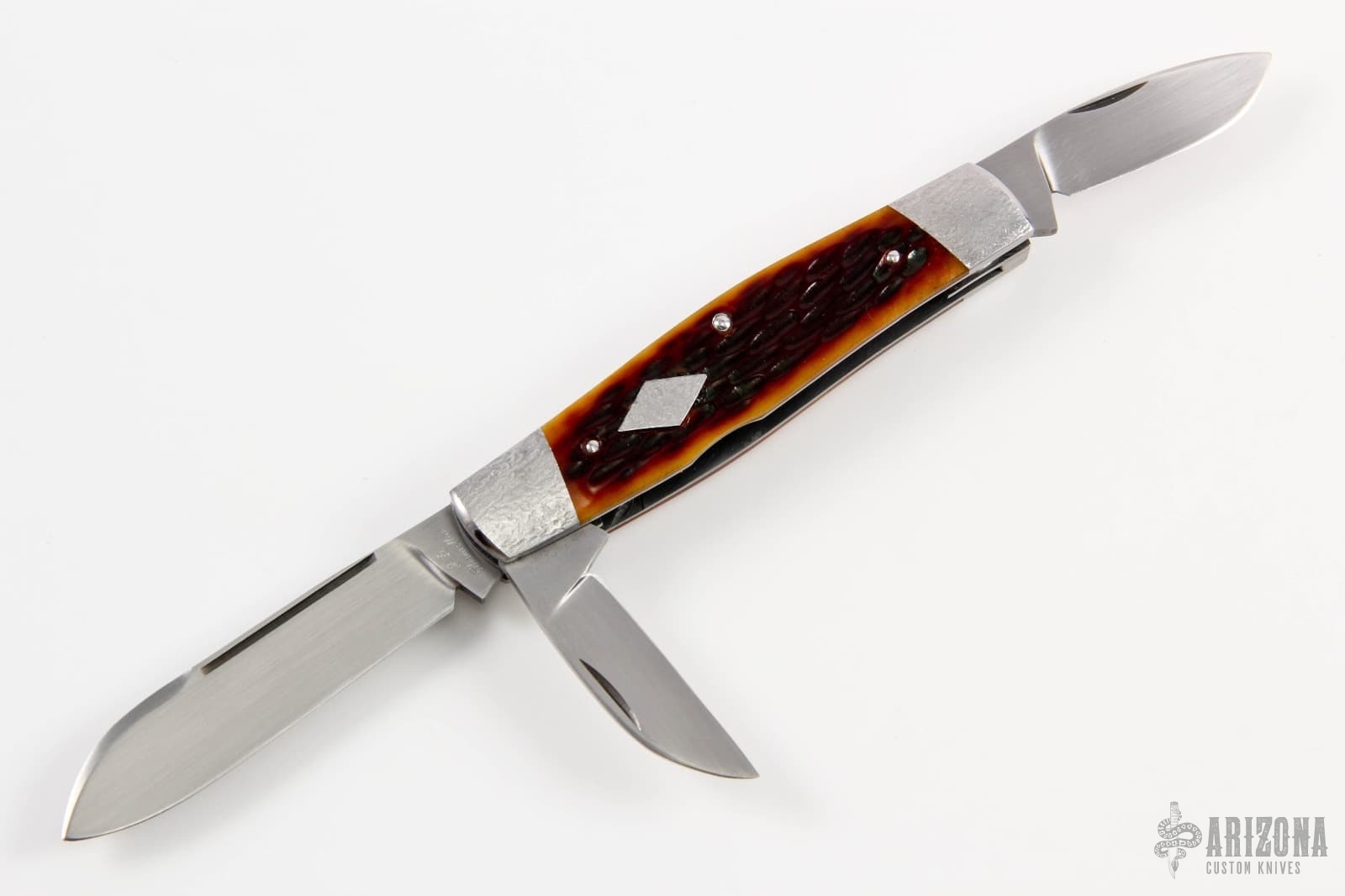 3-Blade Cattle Knife - Arizona Custom Knives