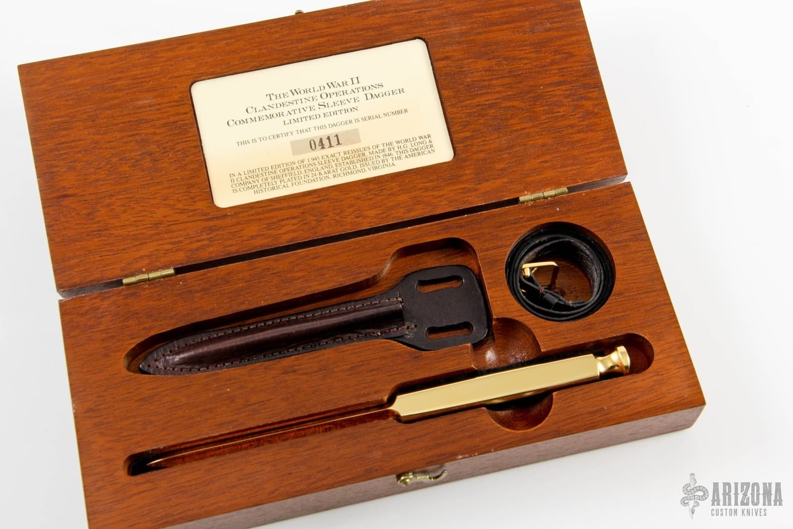 The World War II Clandestine Operations Commemorative Sleeve Dagger ...