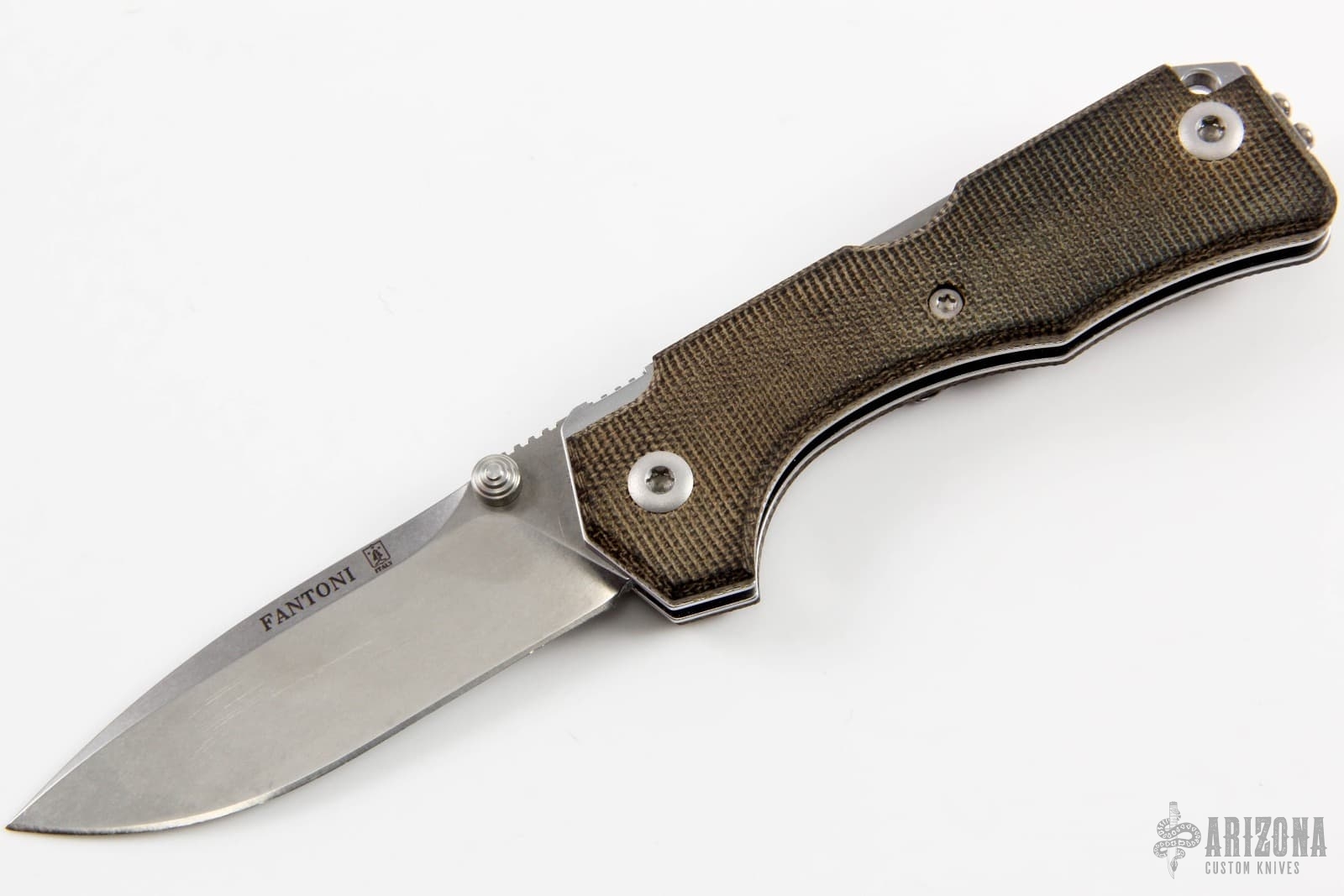 Hide Folding Knife - Arizona Custom Knives