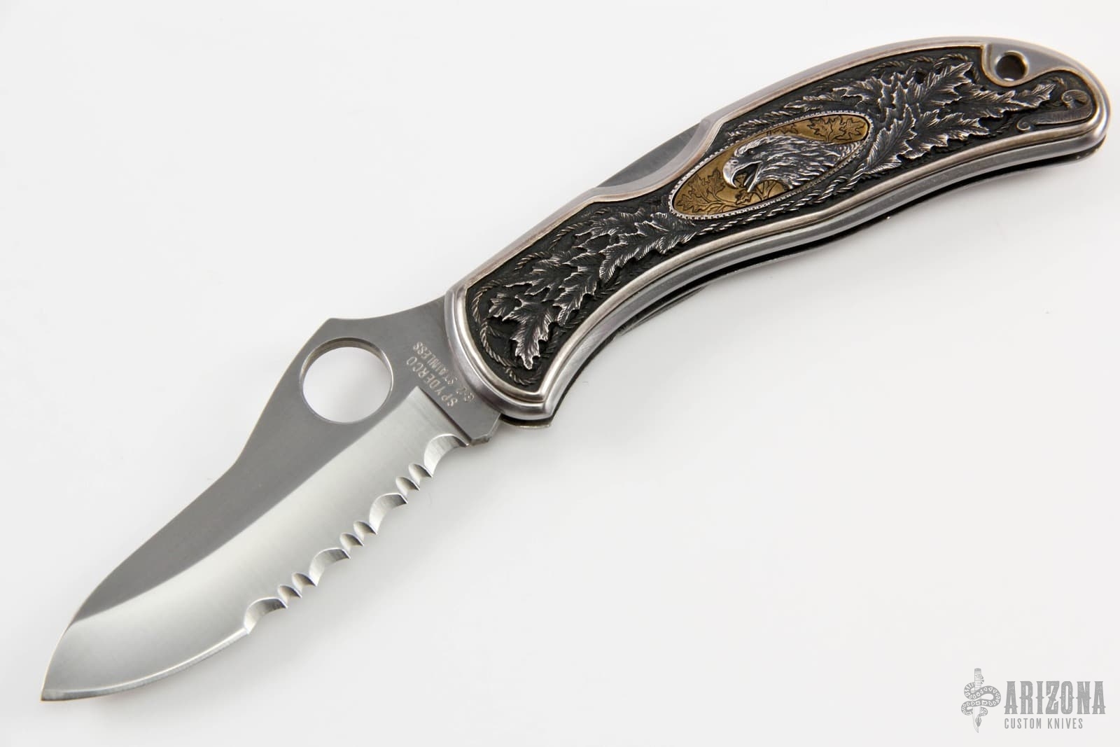 Spyderco Pro-Hunter w/ Gary Blanchard scale - Arizona Custom Knives