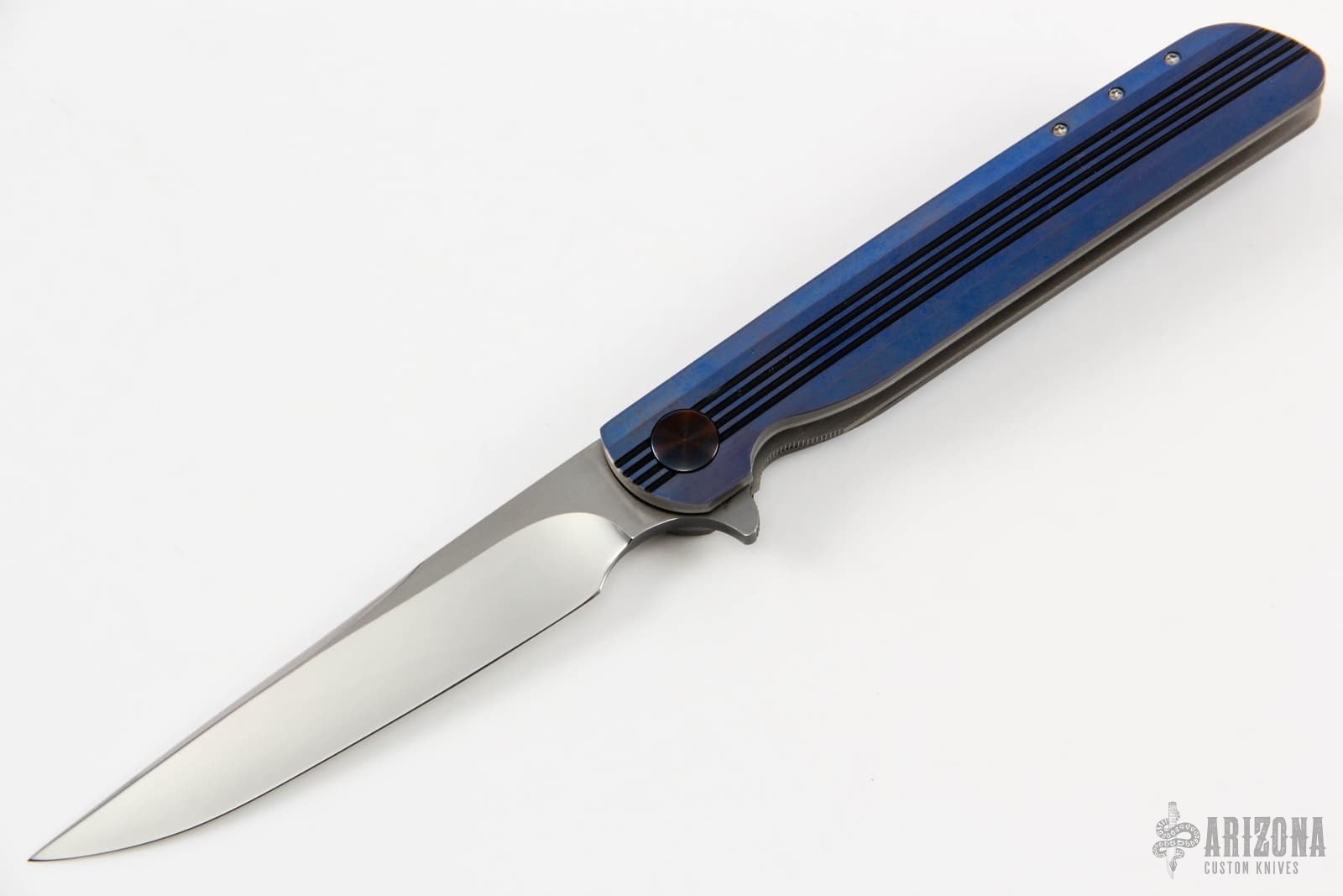 Electric Blue Scamp - Arizona Custom Knives