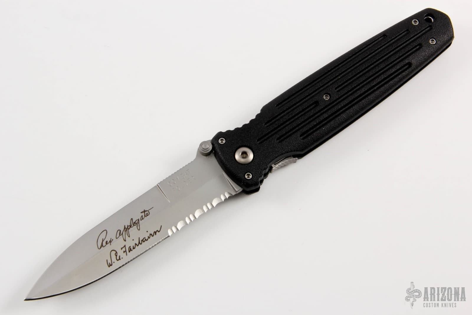 Applegate Fairbairn Combat Folder - Hand Signed by Rex Applegate ...