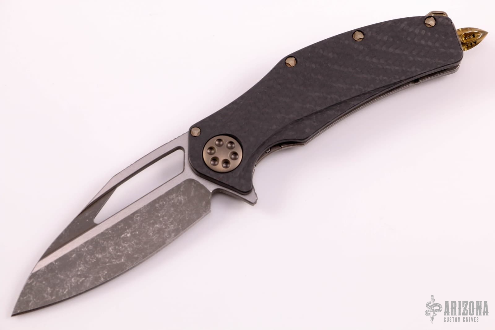 Mini Matrix-R - Fallout Finish - Arizona Custom Knives