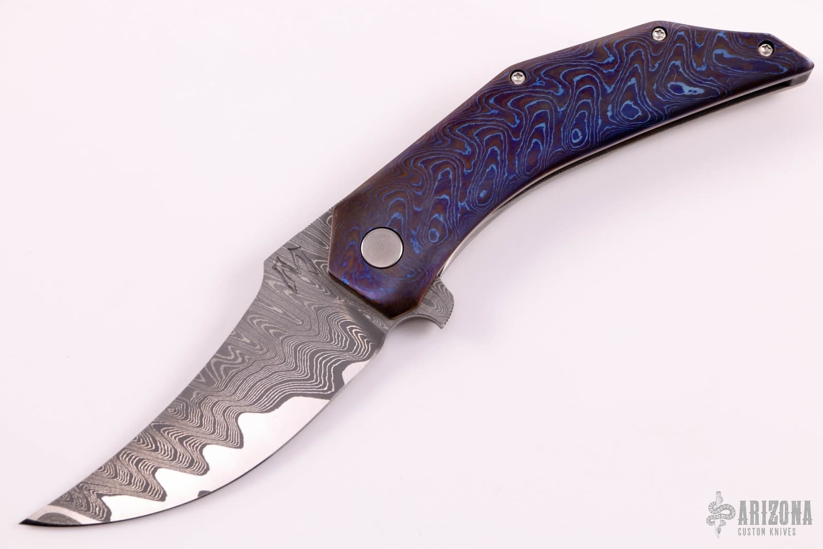 One Off Excision - MokuTi and Armor Core San Mai - Arizona Custom Knives