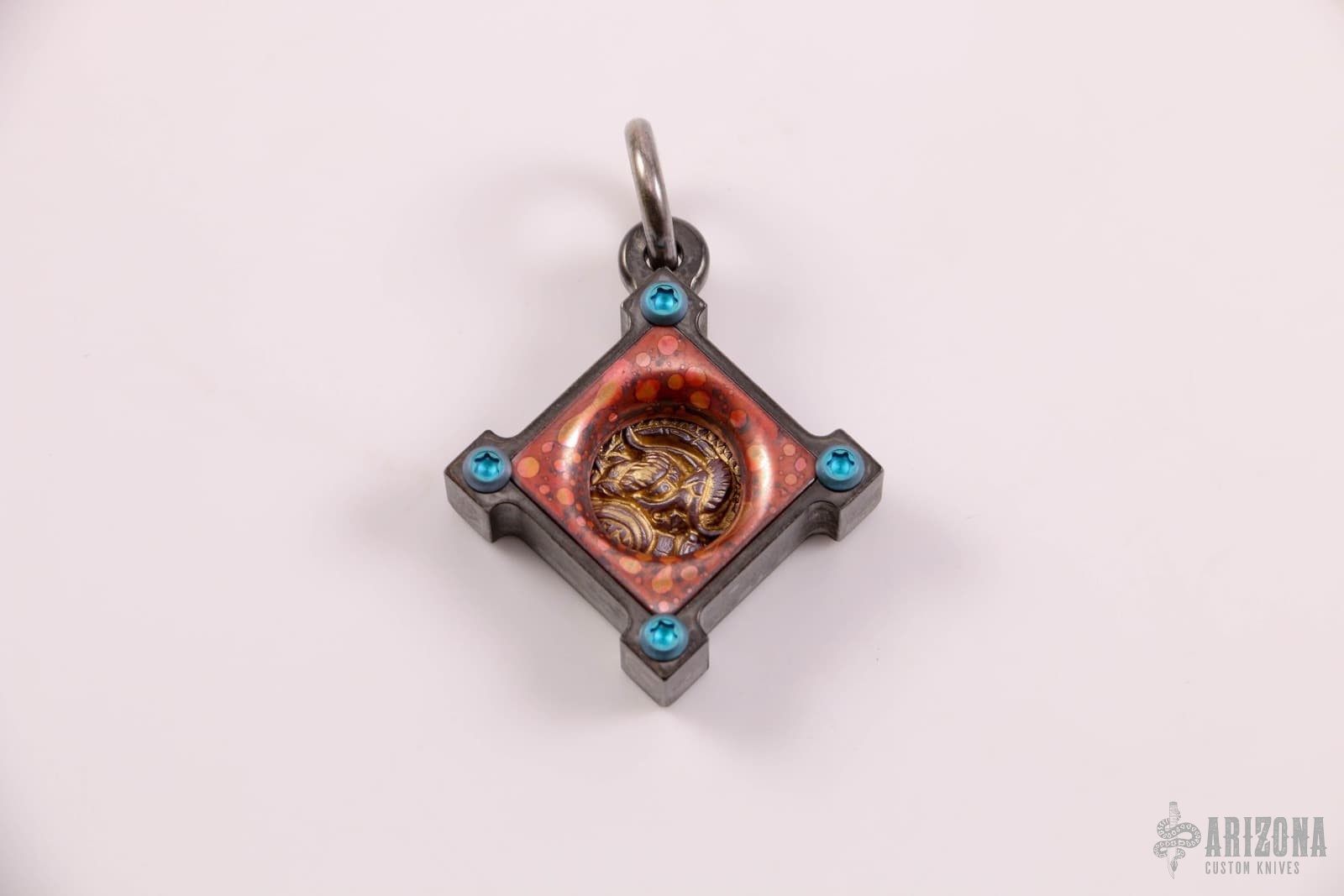 Copper Killbox with Dragon - Arizona Custom Knives