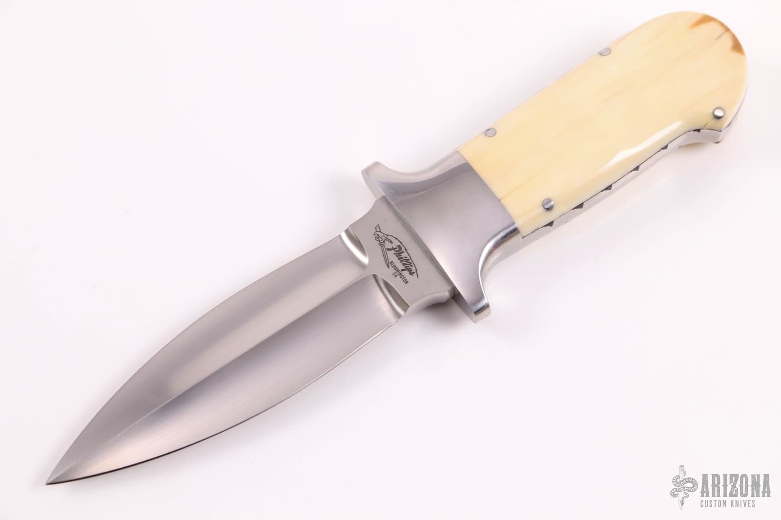 Walrus Ivory Dagger - Arizona Custom Knives