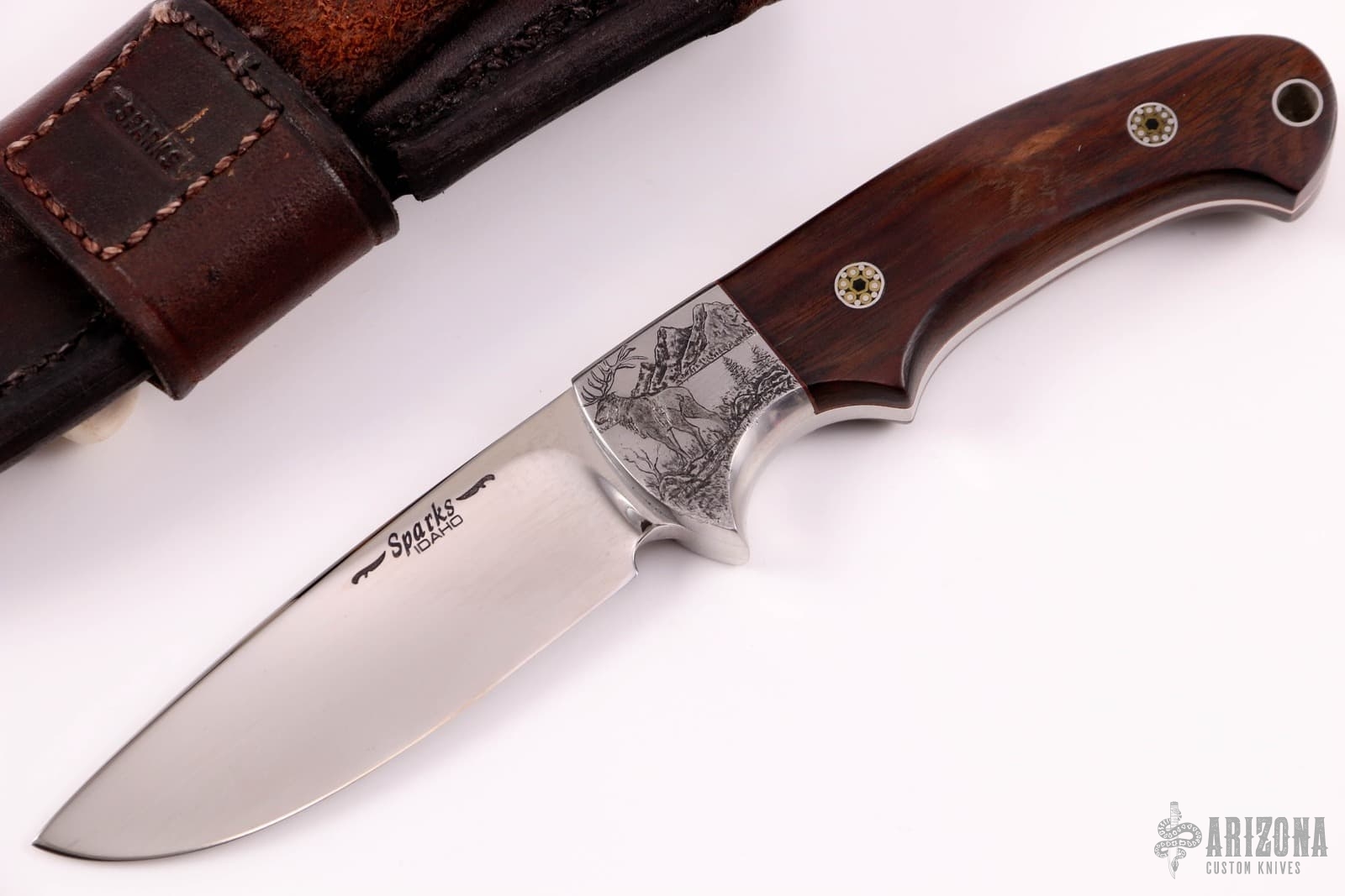 Engraved Hunter - Arizona Custom Knives