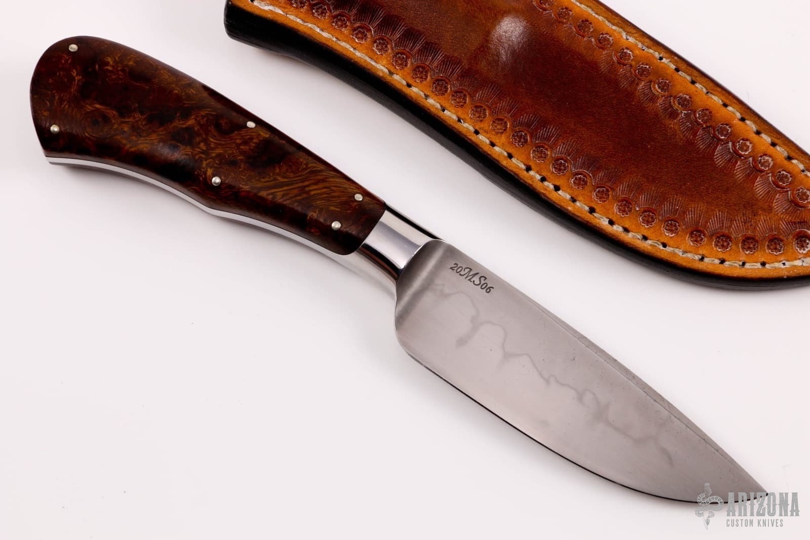 Integral Hunter - Desert Ironwood Burl - Arizona Custom Knives