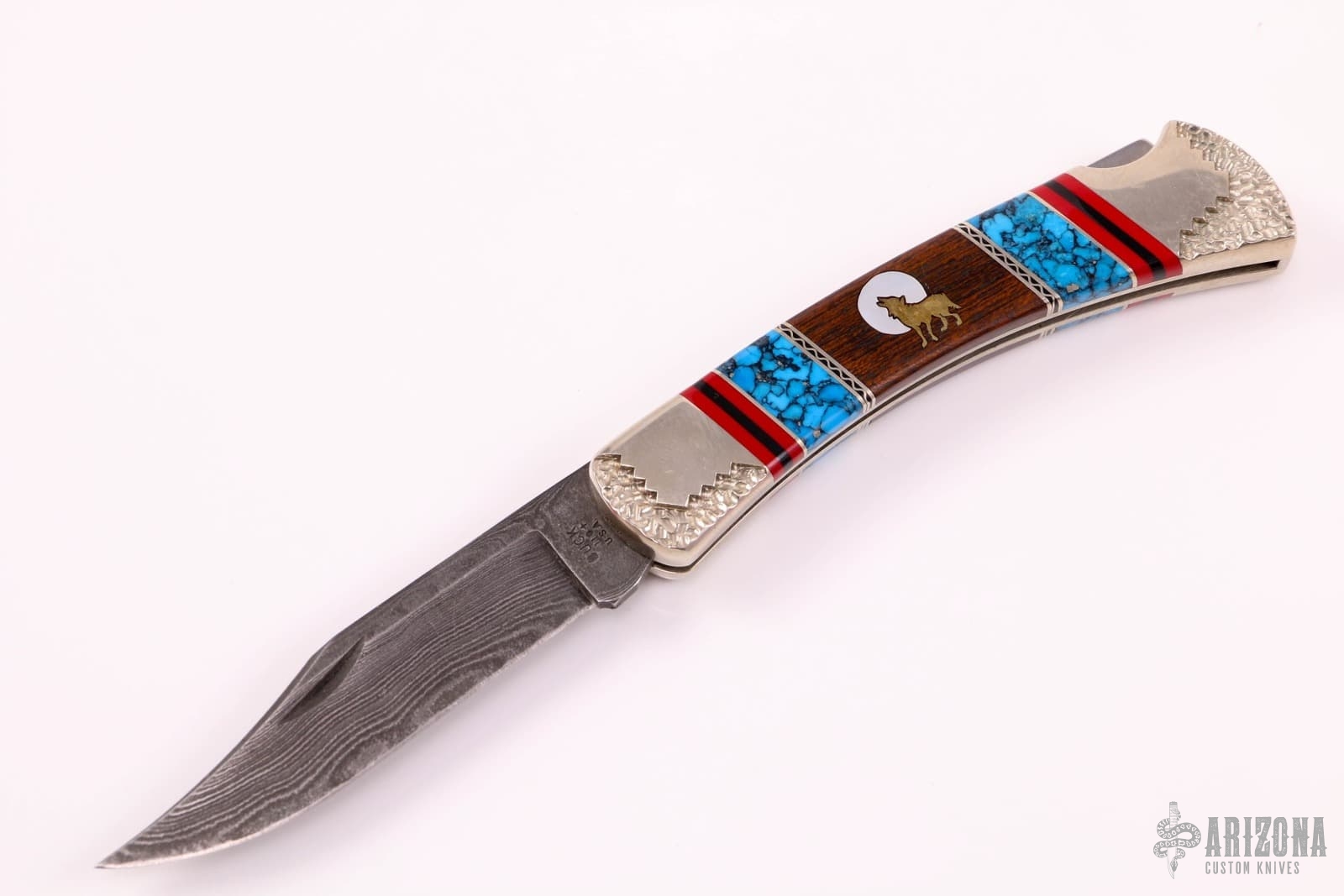 Howling Wolf Lockback | Arizona Custom Knives