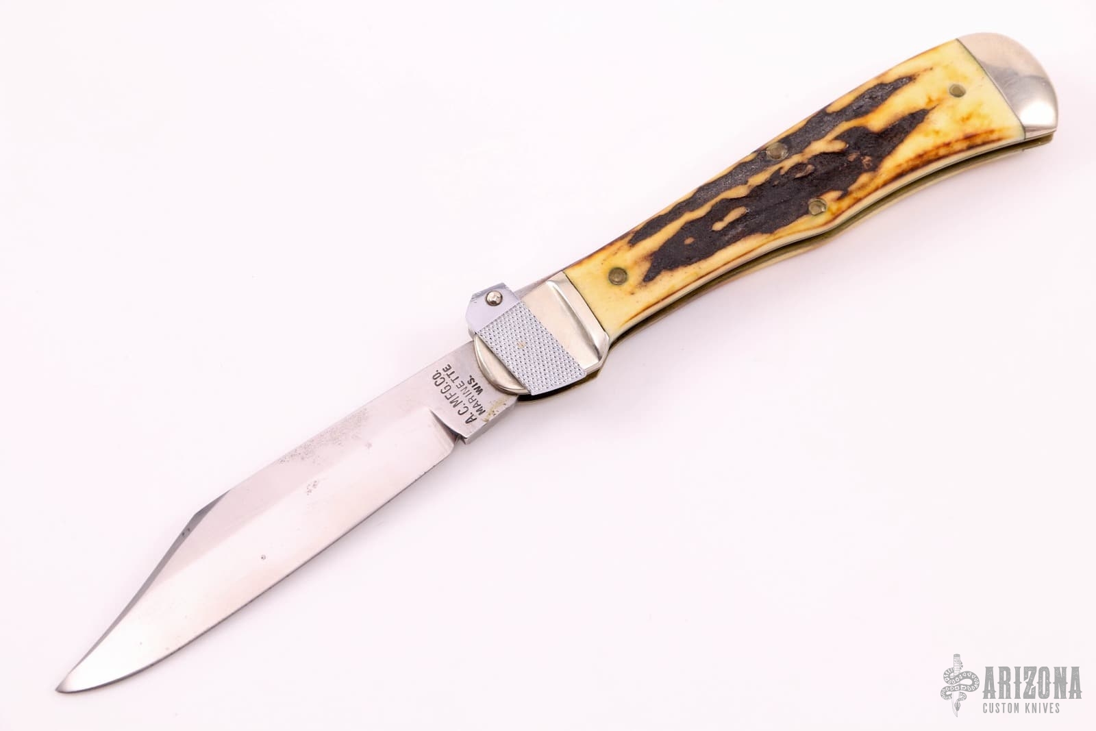Stag Lever Auto - Arizona Custom Knives