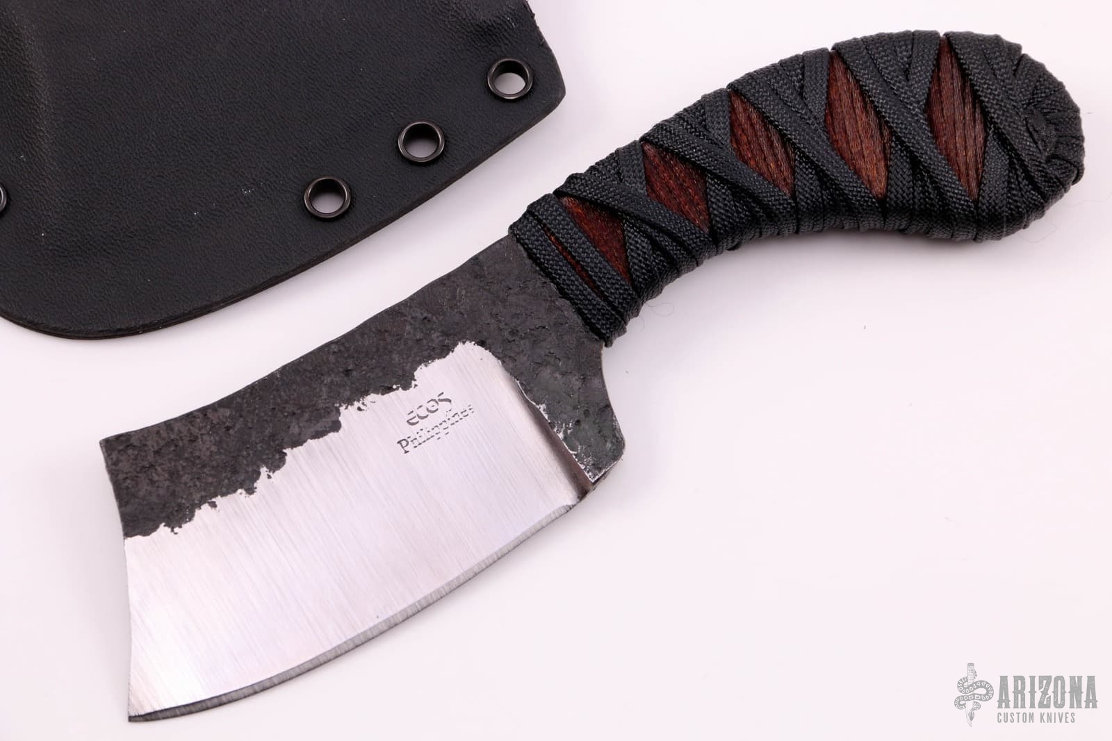 Forged Textured Cleaver with Black/Copper Satin Handles - Arizona ...
