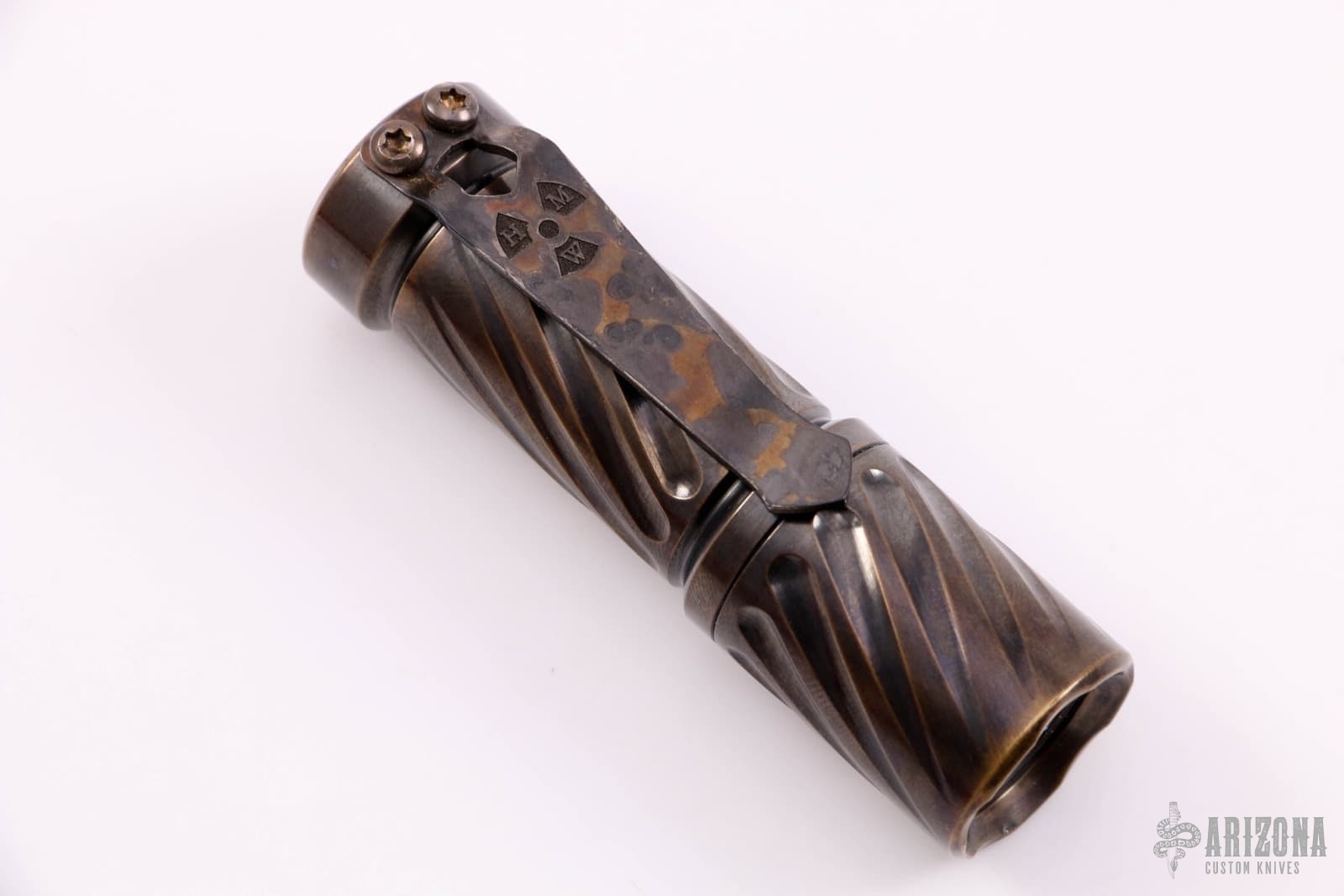 Nickel Aluminum Bronze Full Twist Hanko Trident - Arizona Custom Knives