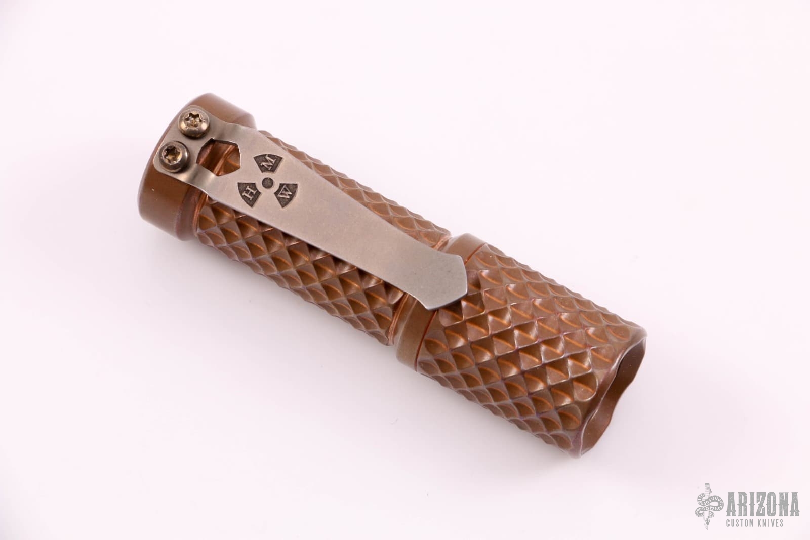 Copper Total Tesseract Hanko Trident - Arizona Custom Knives