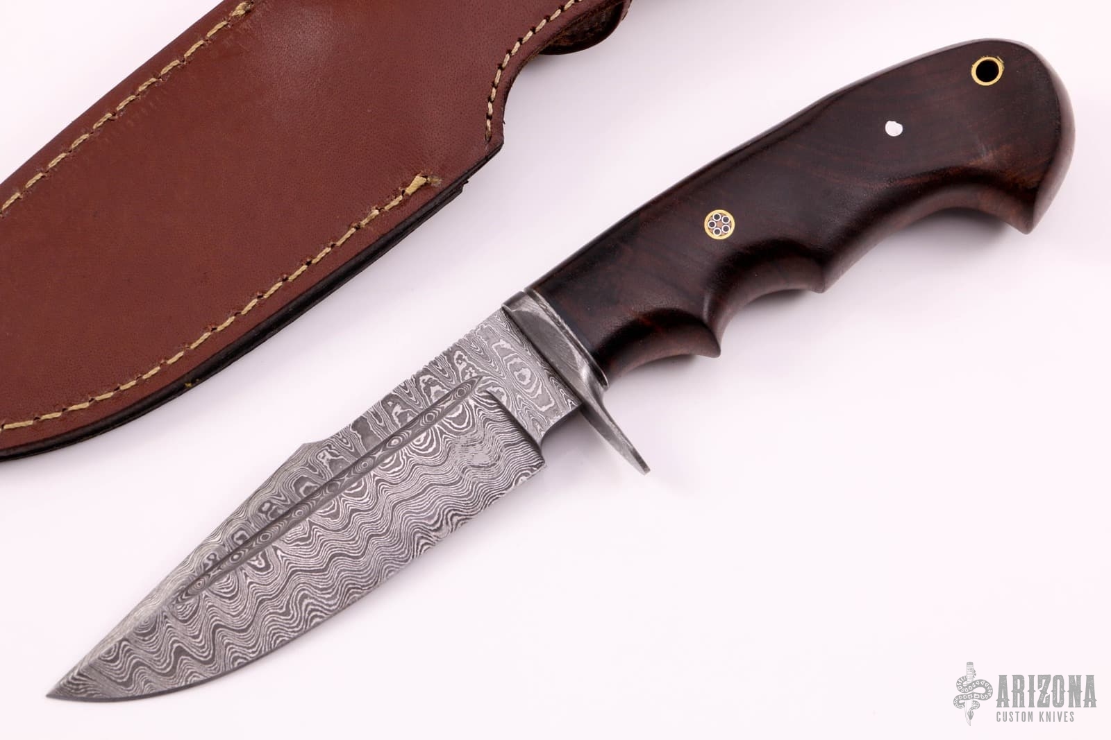 Damascus Hunter - Arizona Custom Knives